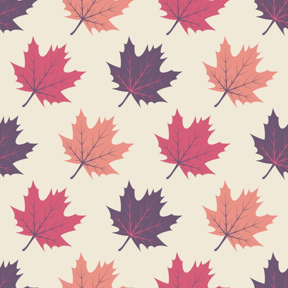 Seamless Pattern with Maple Leaves 3032525 Vector Art at Vecteezy