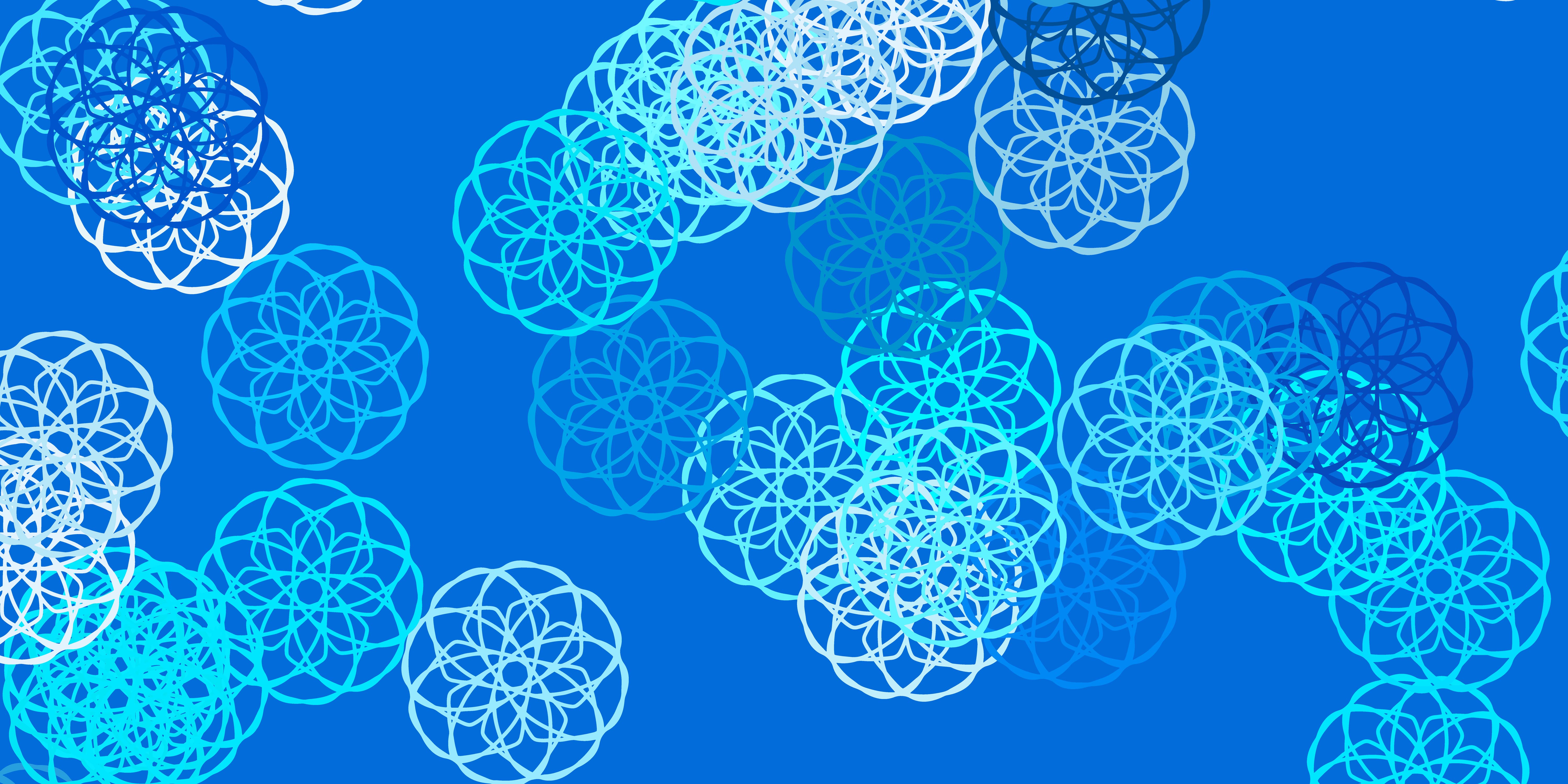 Light BLUE vector pattern with abstract shapes. 3033308 Vector Art at ...