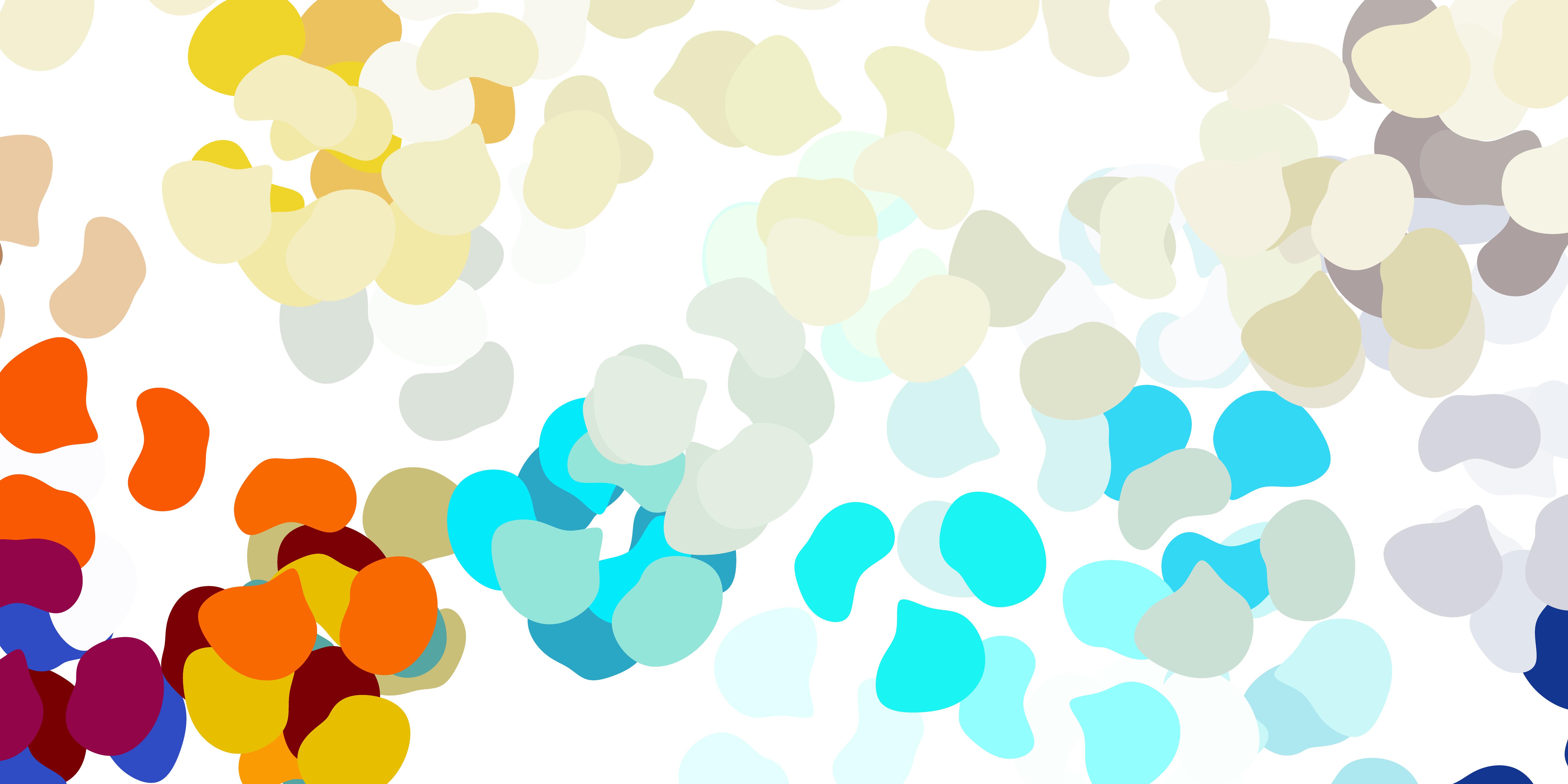 Light blue, yellow vector pattern with abstract shapes. 3034335 Vector ...