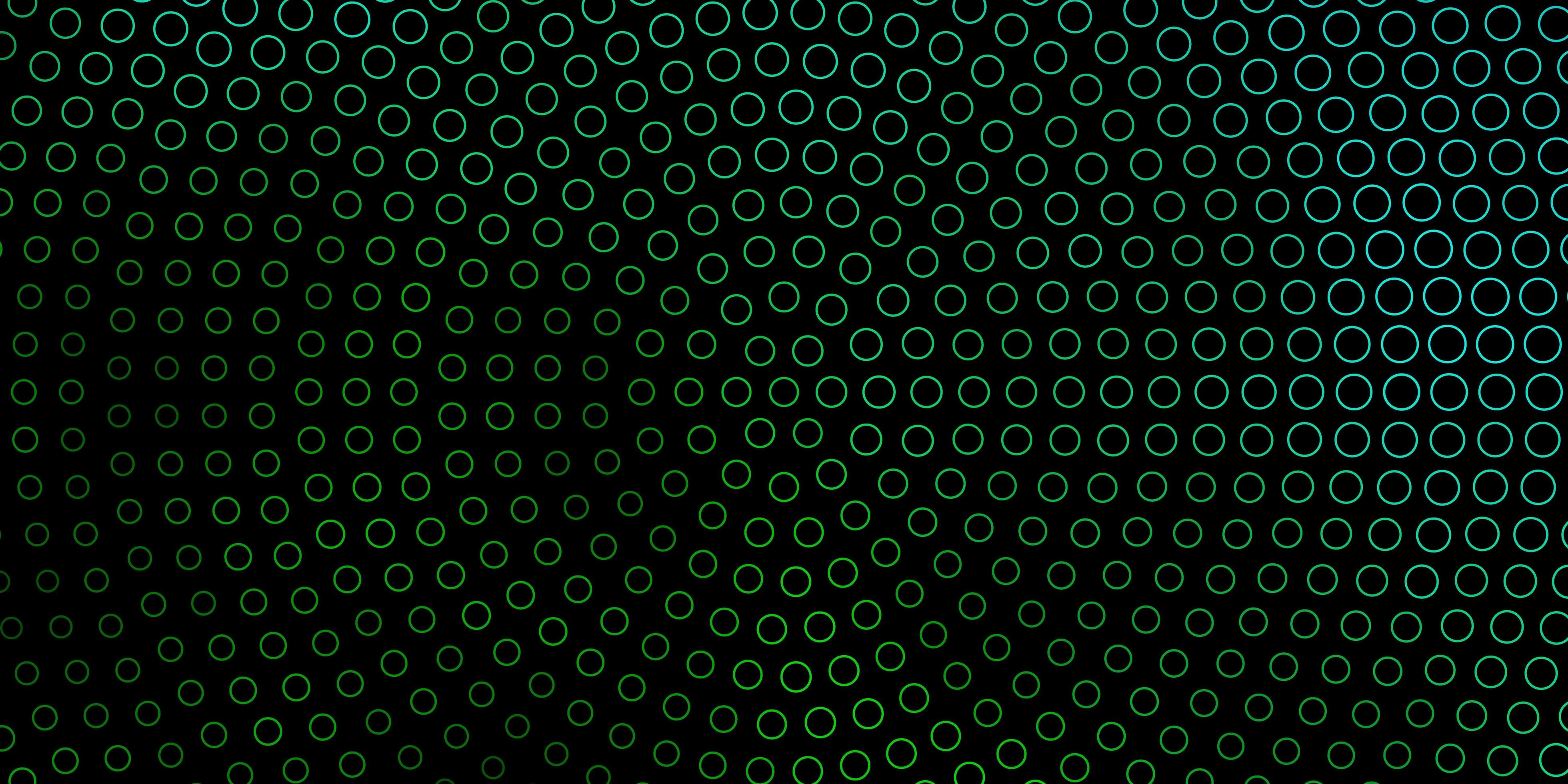 Dark Green Vector Pattern With Circles 3034522 Vector Art At Vecteezy