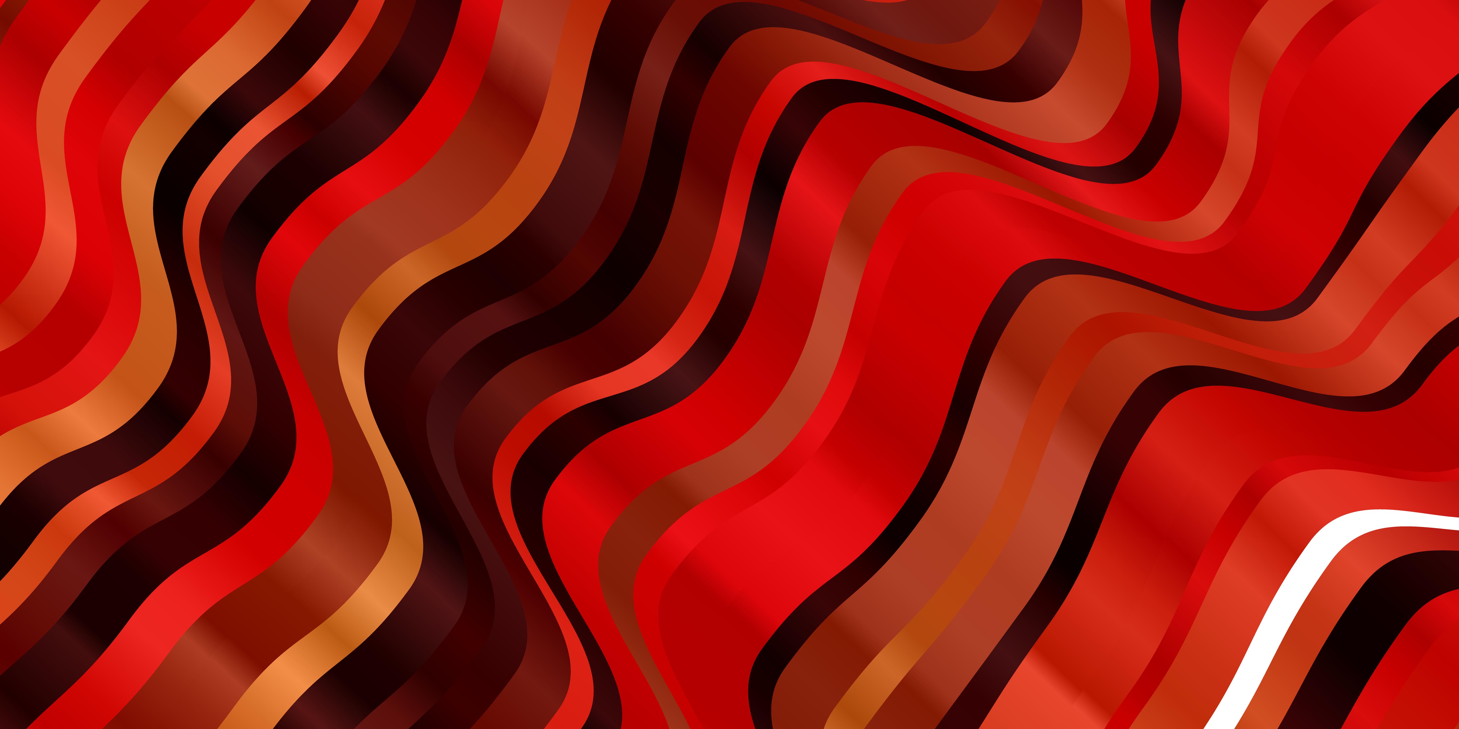 Light Orange Vector Pattern With Curved Lines 3035233 Vector Art At Vecteezy