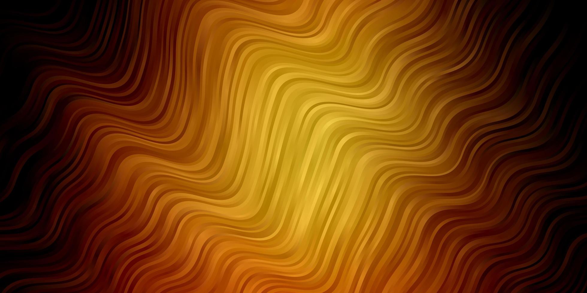 Dark Orange Vector Background With Wry Lines 3036807 Vector Art At Vecteezy