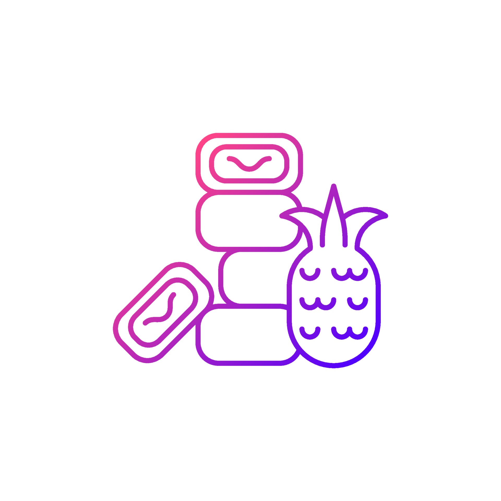 Pineapple Cake Gradient Linear Vector Icon 3038102 Vector Art At Vecteezy