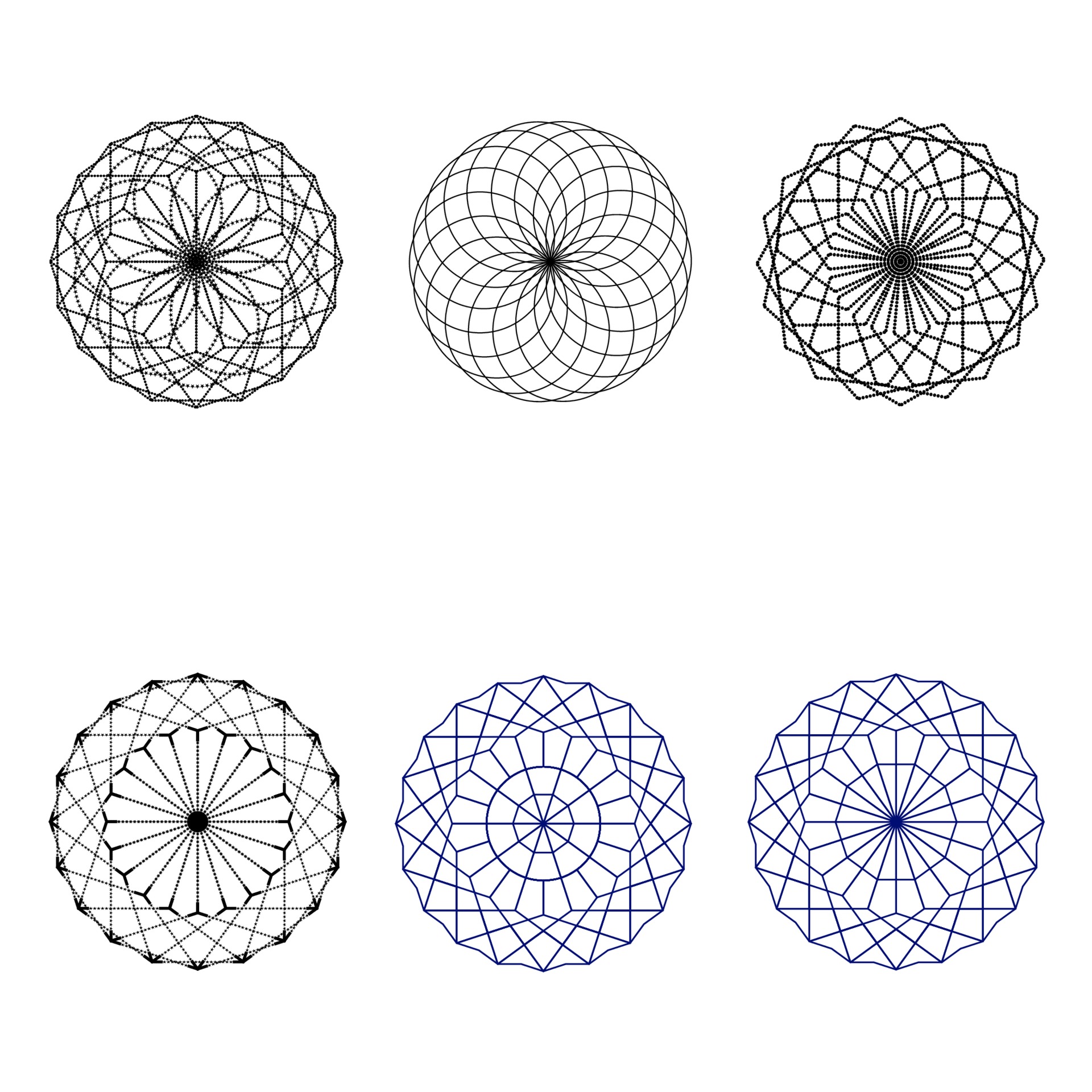 Set Of Abstract Circle Patterns 3043611 Vector Art At Vecteezy