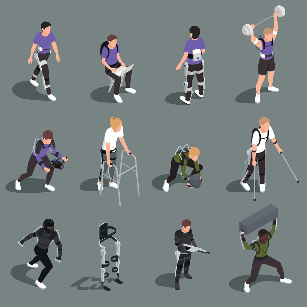 Bionics Technology Isometric Icons Set Vector Illustration 3044130 ... Bionics Technology Isometric Icons Set Vector Illustration 3044130 ...