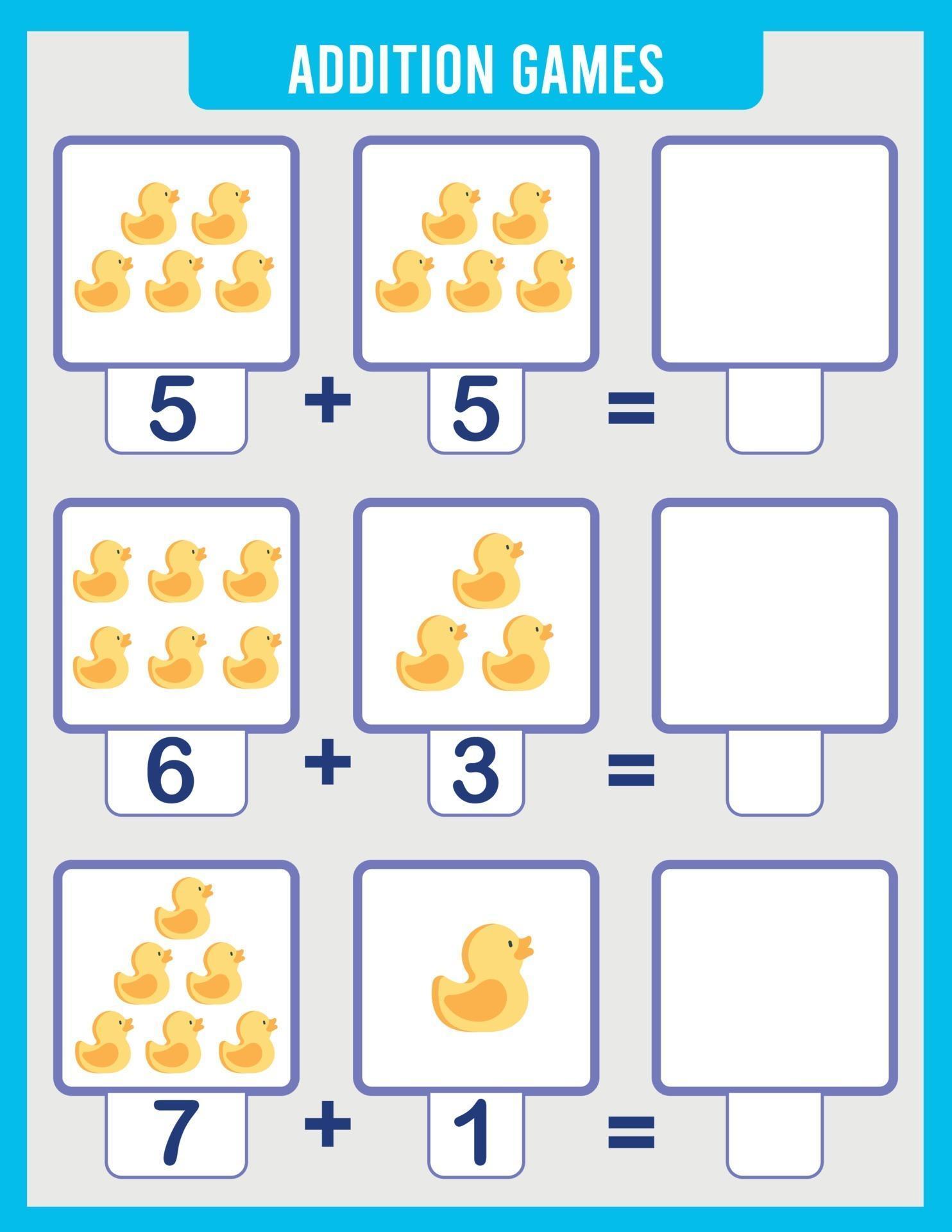 Count the numbers in the picture and write the result. 3044299 Vector ...