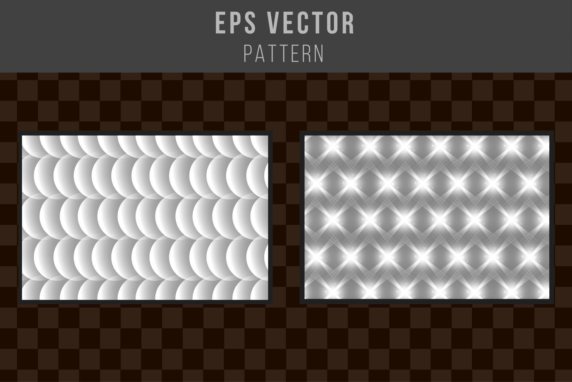 Set of grayscale seamless pattern black and white eps vector editable ...