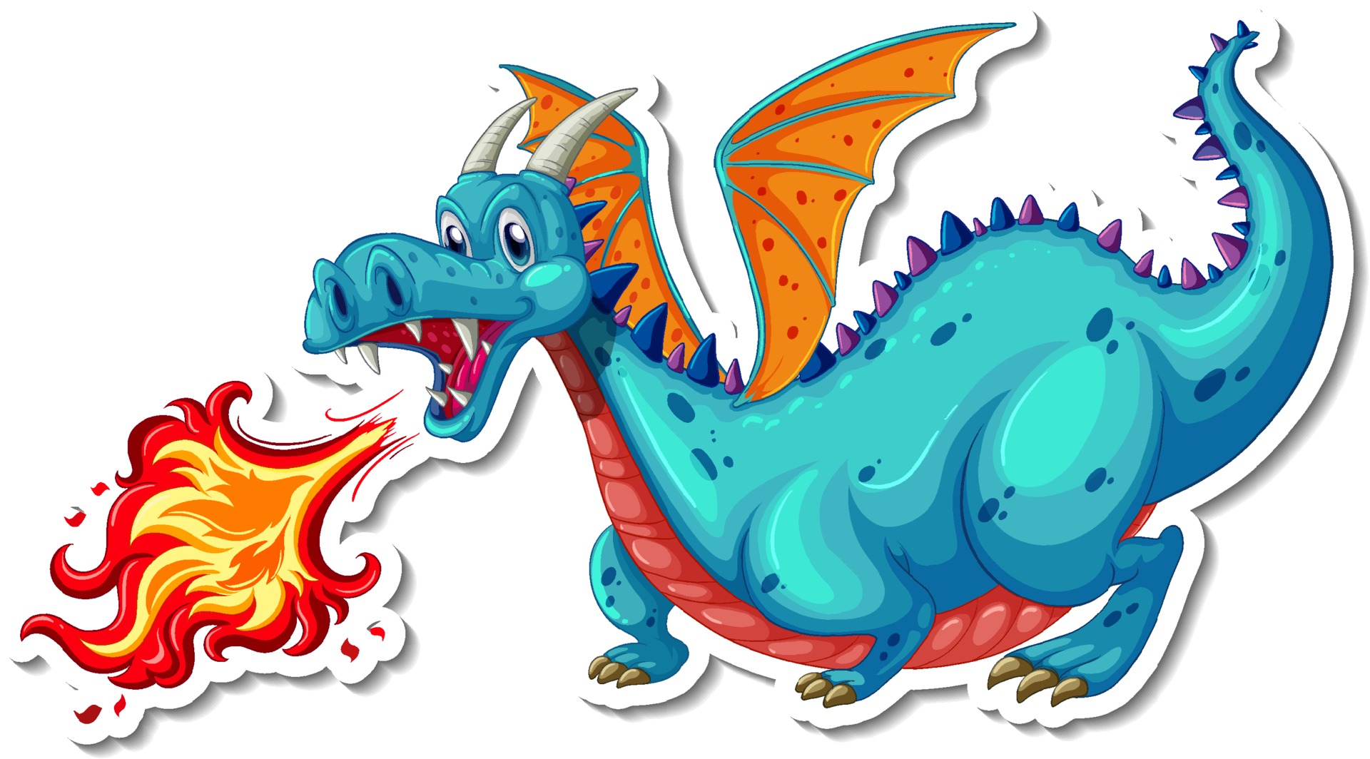 Cute Dragon cartoon character sticker 3045983 Vector Art at Vecteezy Cute Dragon cartoon character sticker 3045983 Vector Art at Vecteezy
