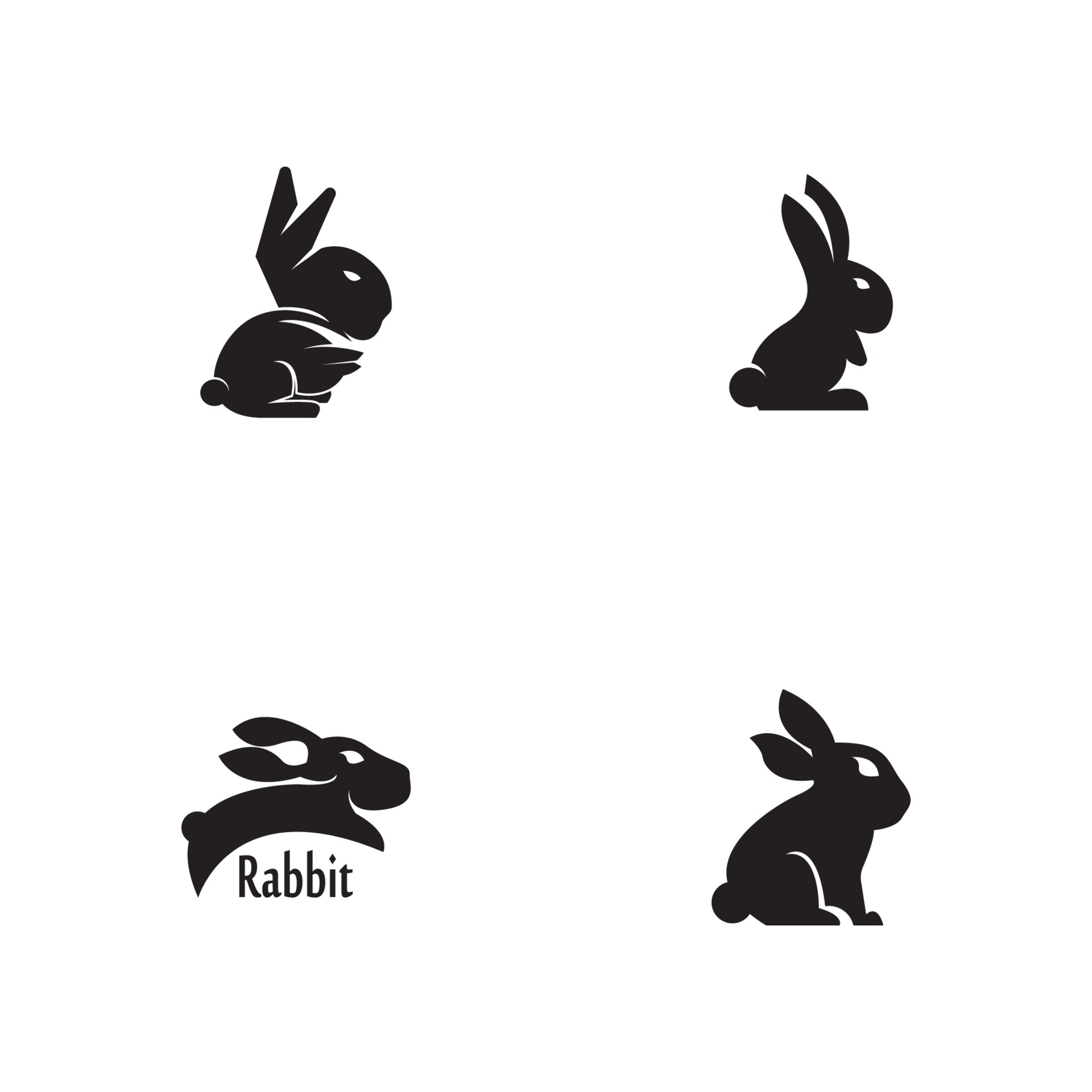 Rabbit vector icon illustration design 3052499 Vector Art at Vecteezy