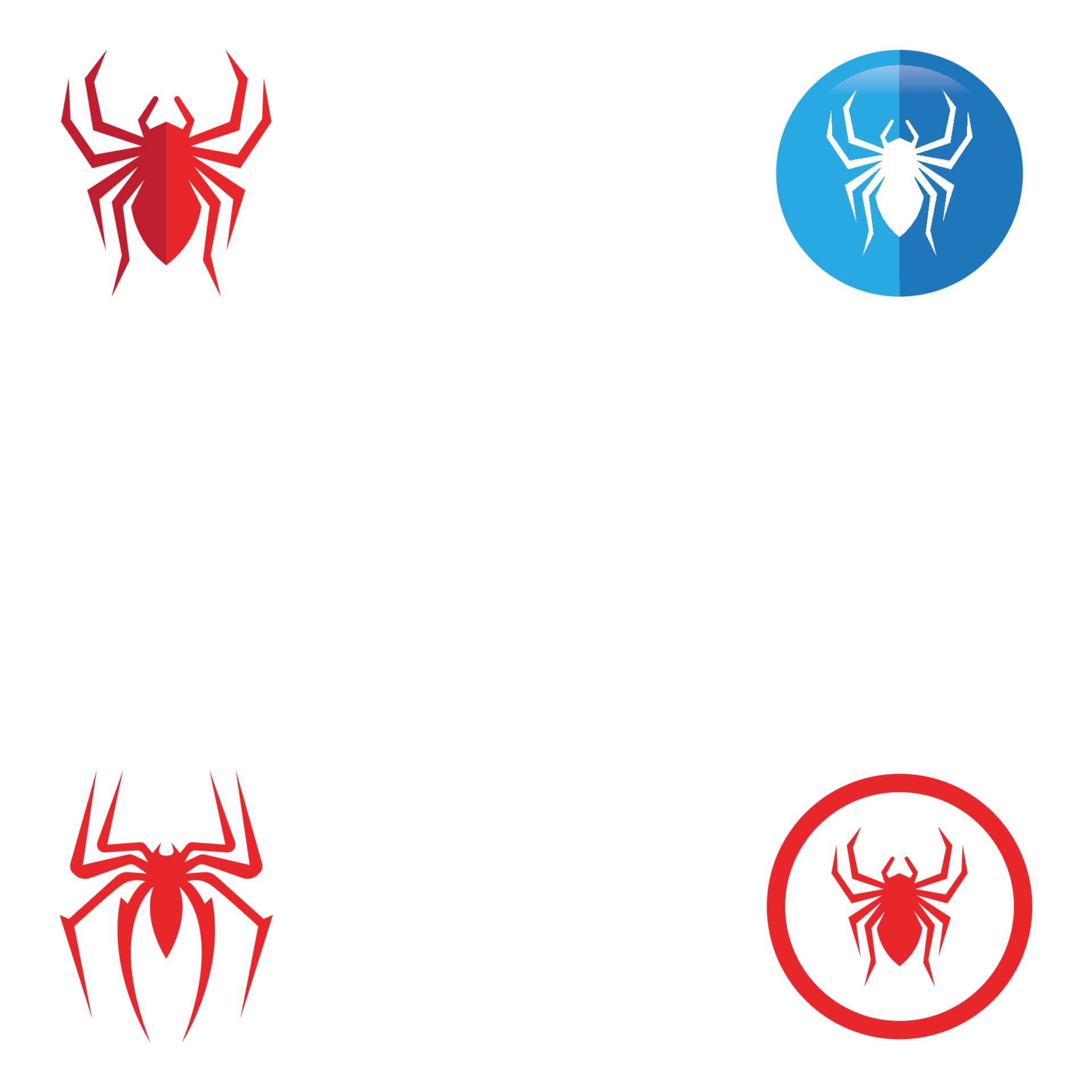 Spider symbol vector icon 3052876 Vector Art at Vecteezy