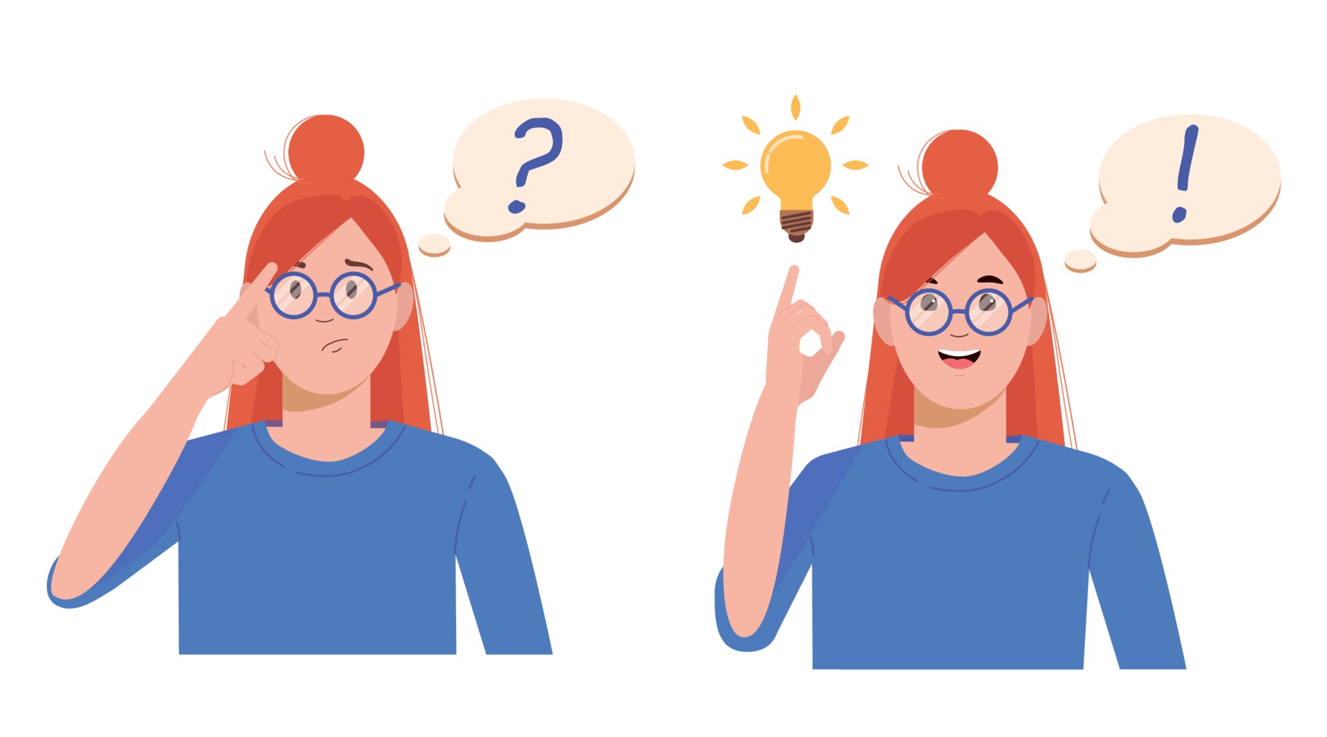 Problem solving concept. Woman thinks and solves a problem. 3056262 ... Problem solving concept. Woman thinks and solves a problem. 3056262 ...