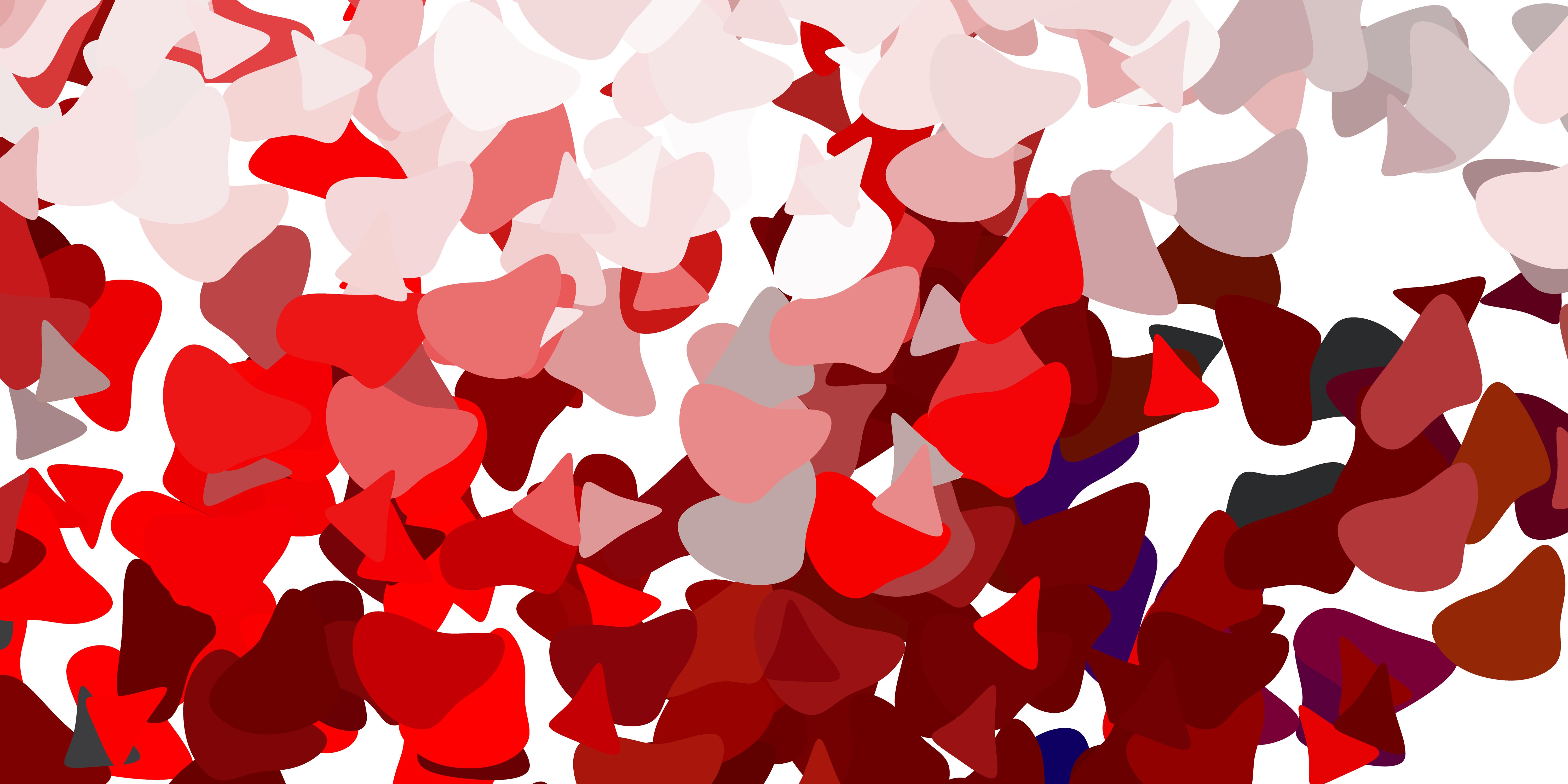 Light Red Vector Pattern With Abstract Shapes 3061818 Vector Art At