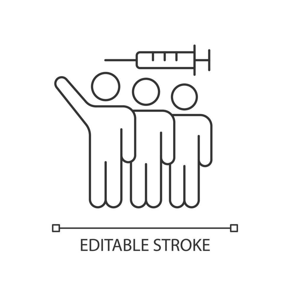 Volunteer Testing Linear Icon 3065467 Vector Art At Vecteezy
