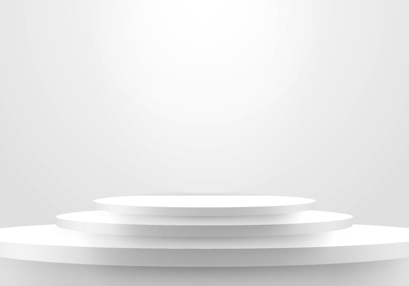 3D realistic minimal scene empty white steps stair winner background ... 3D realistic minimal scene empty white steps stair winner background ...