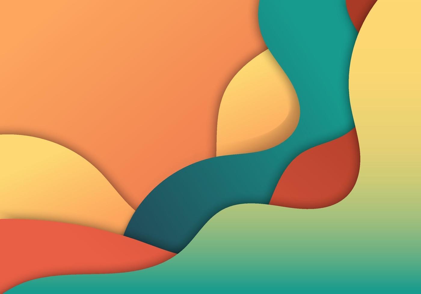 Abstract background modern colorful gradient fluid dynamic layer shape ...