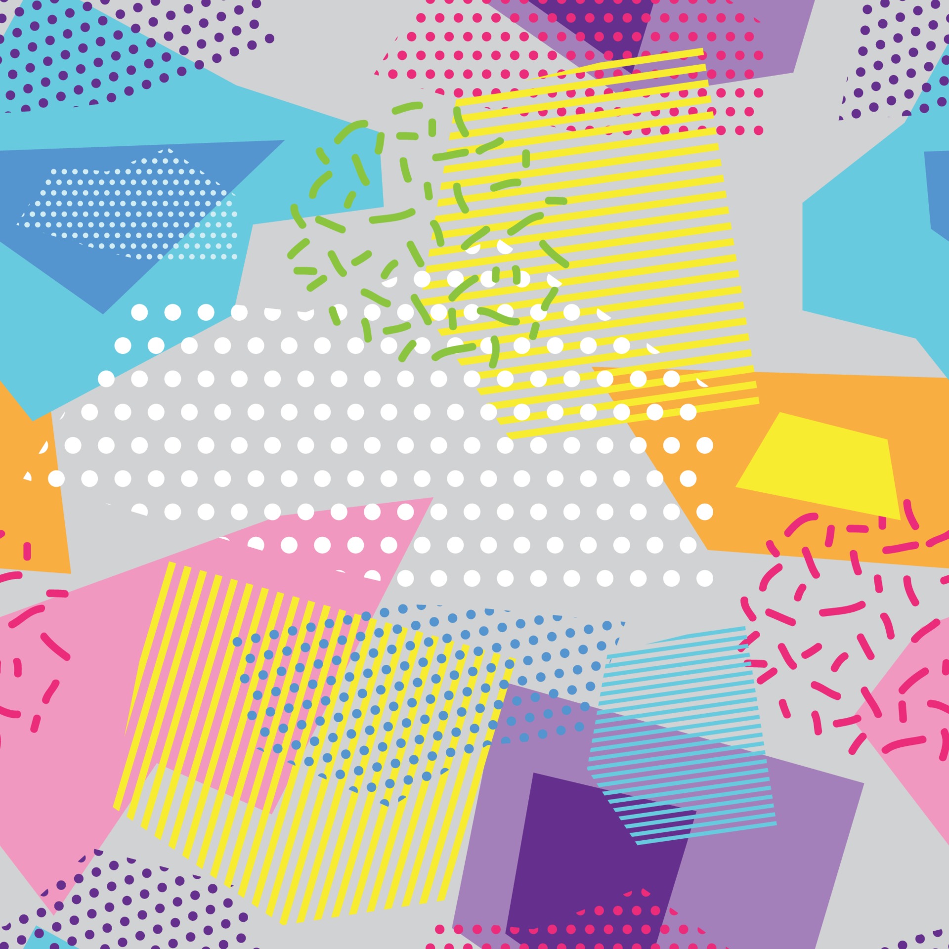 abstract pattern with geometric and circle shape 3078231 Vector Art at ...