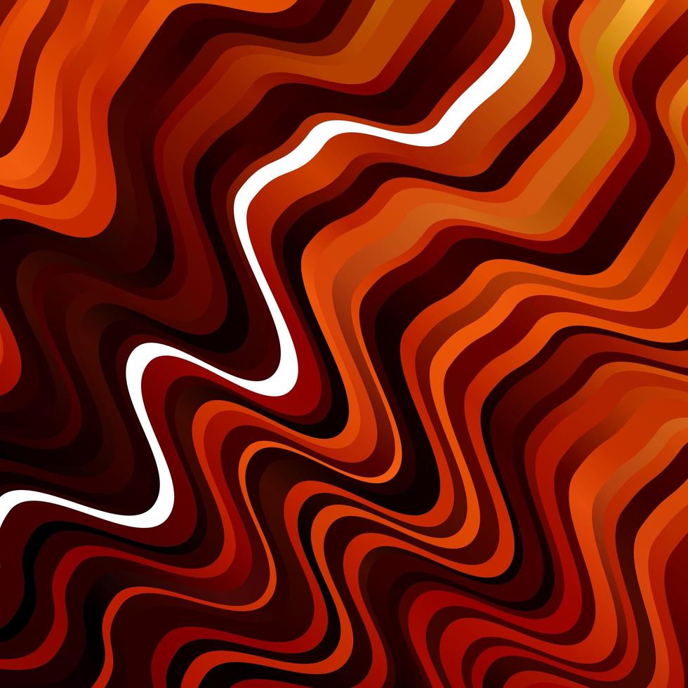 Dark Orange Vector Pattern With Wry Lines 3092374 Vector Art At Vecteezy