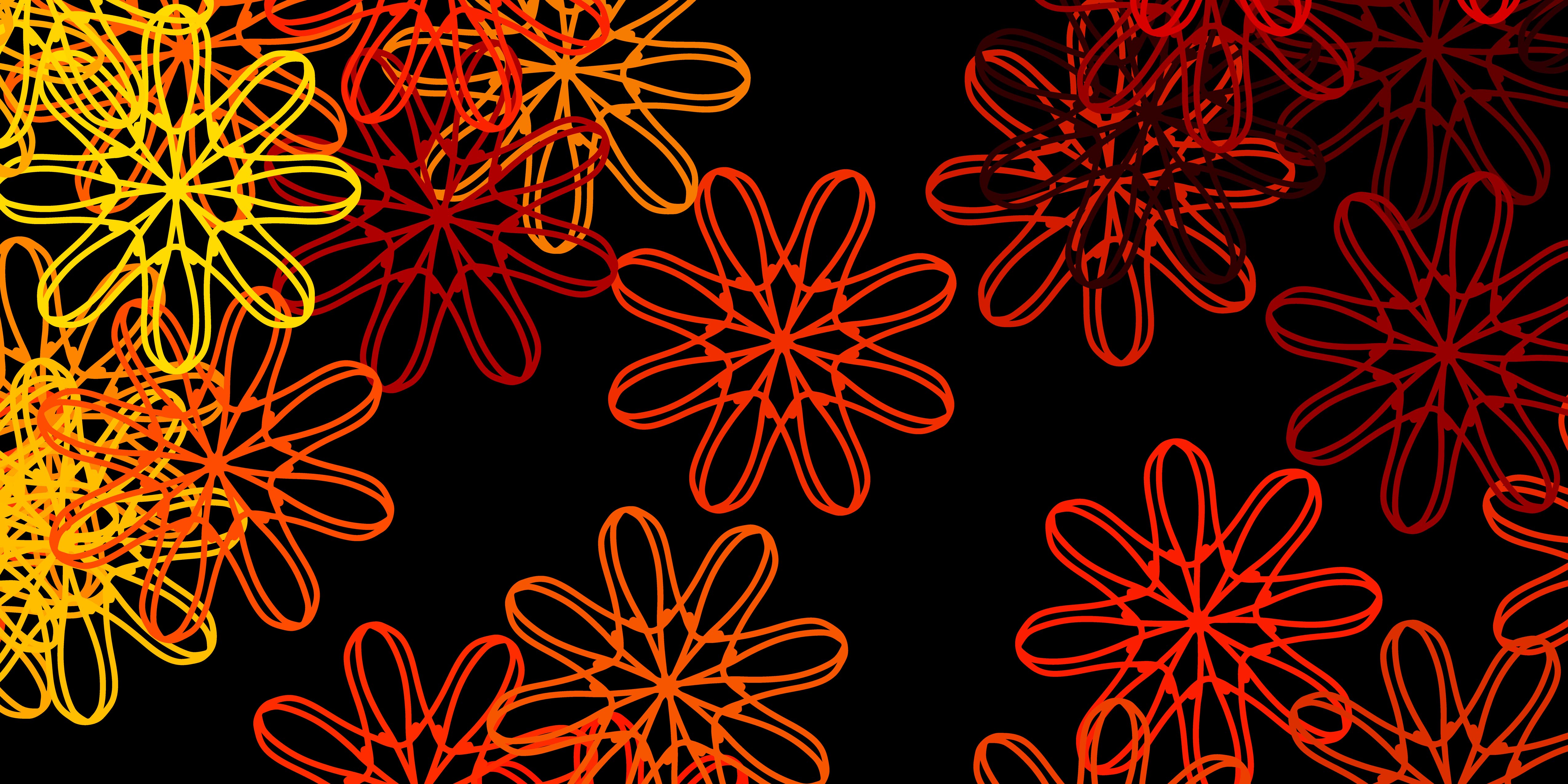 Dark Orange Vector Background With Random Forms 3099516 Vector Art At
