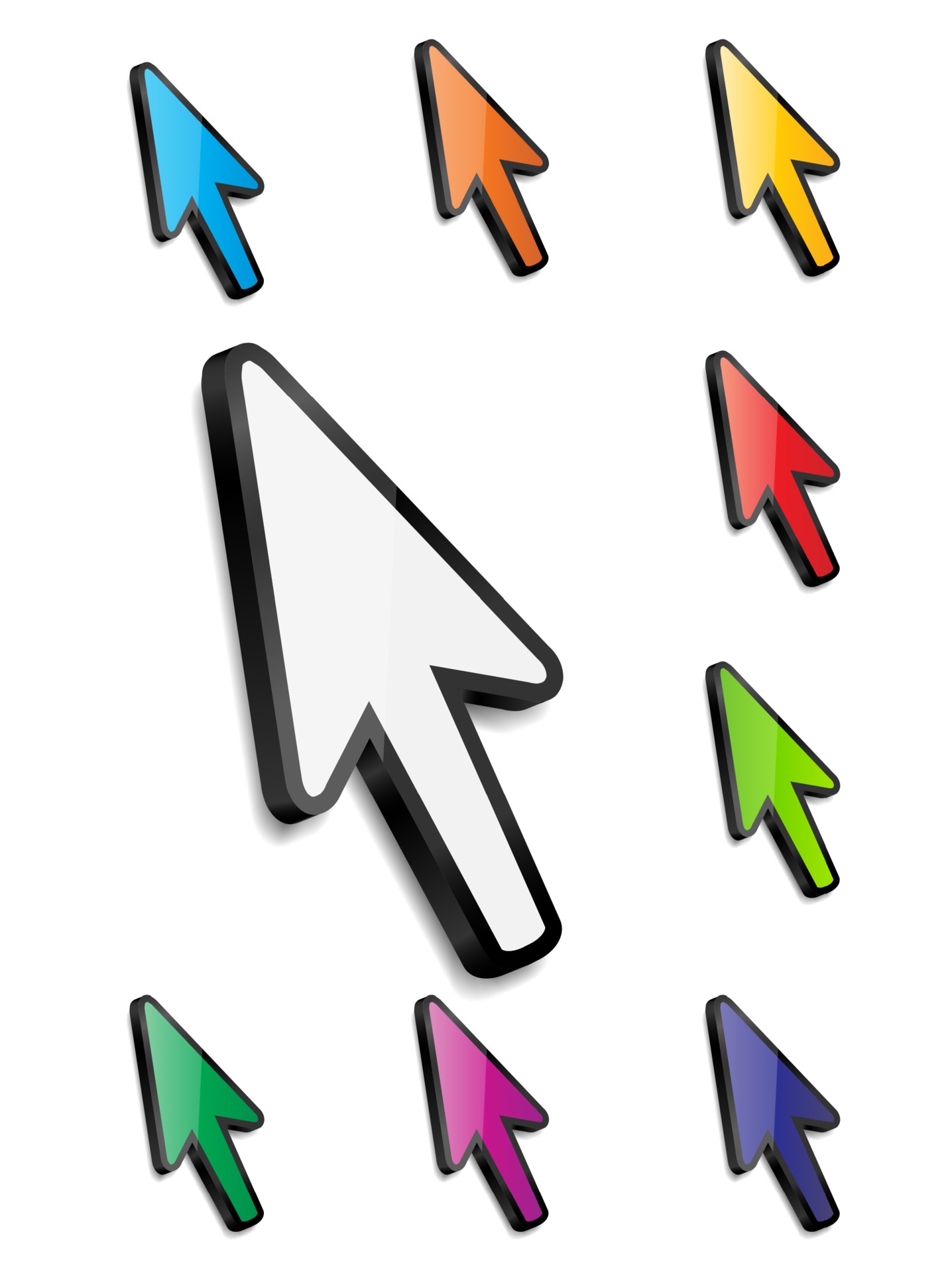 Ilustración De Vector De Cursor De Flecha Del Mouse 3100071 Vector En Vecteezy