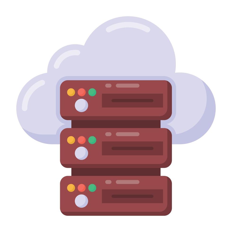 Cloud computing Database 3104770 Vector Art at Vecteezy