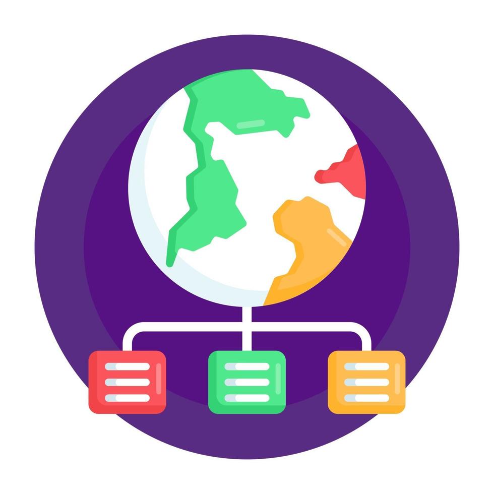 Shared Global Network 3104899 Vector Art at Vecteezy