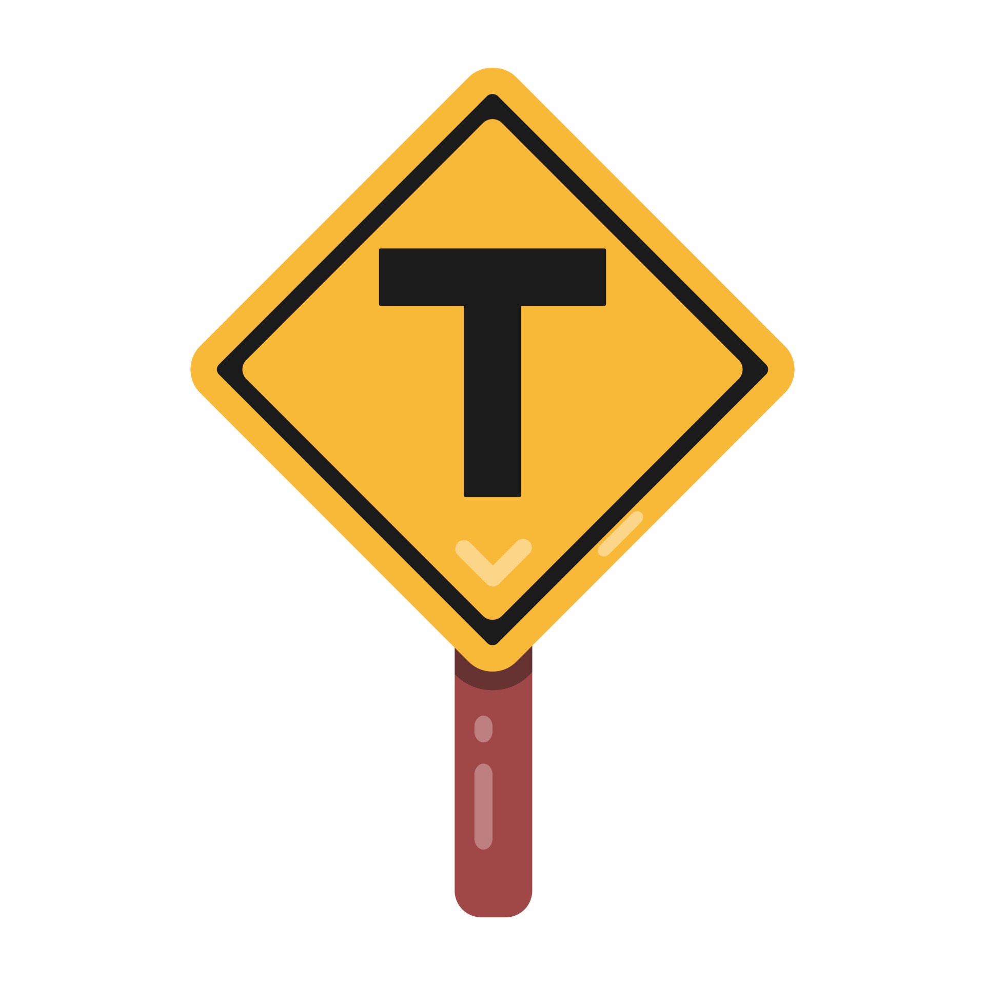 T Intersection Traffic sign 3104971 Vector Art at Vecteezy