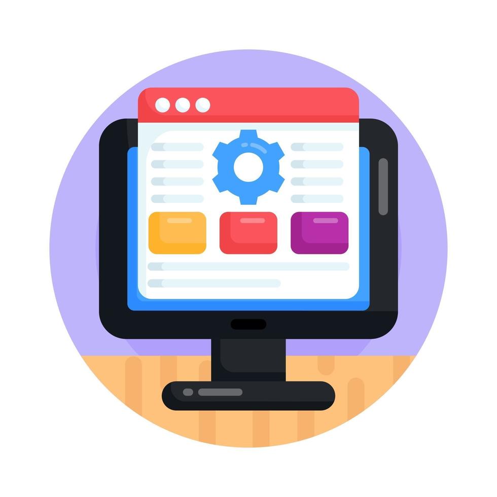 Web Settings and optimization 3105121 Vector Art at Vecteezy