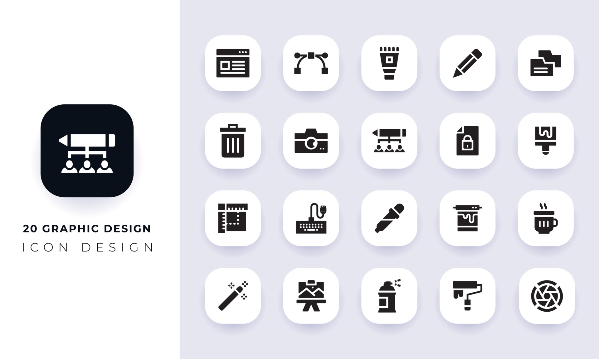 Minimal flat graphic design icon pack. 3109288 Vector Art at Vecteezy