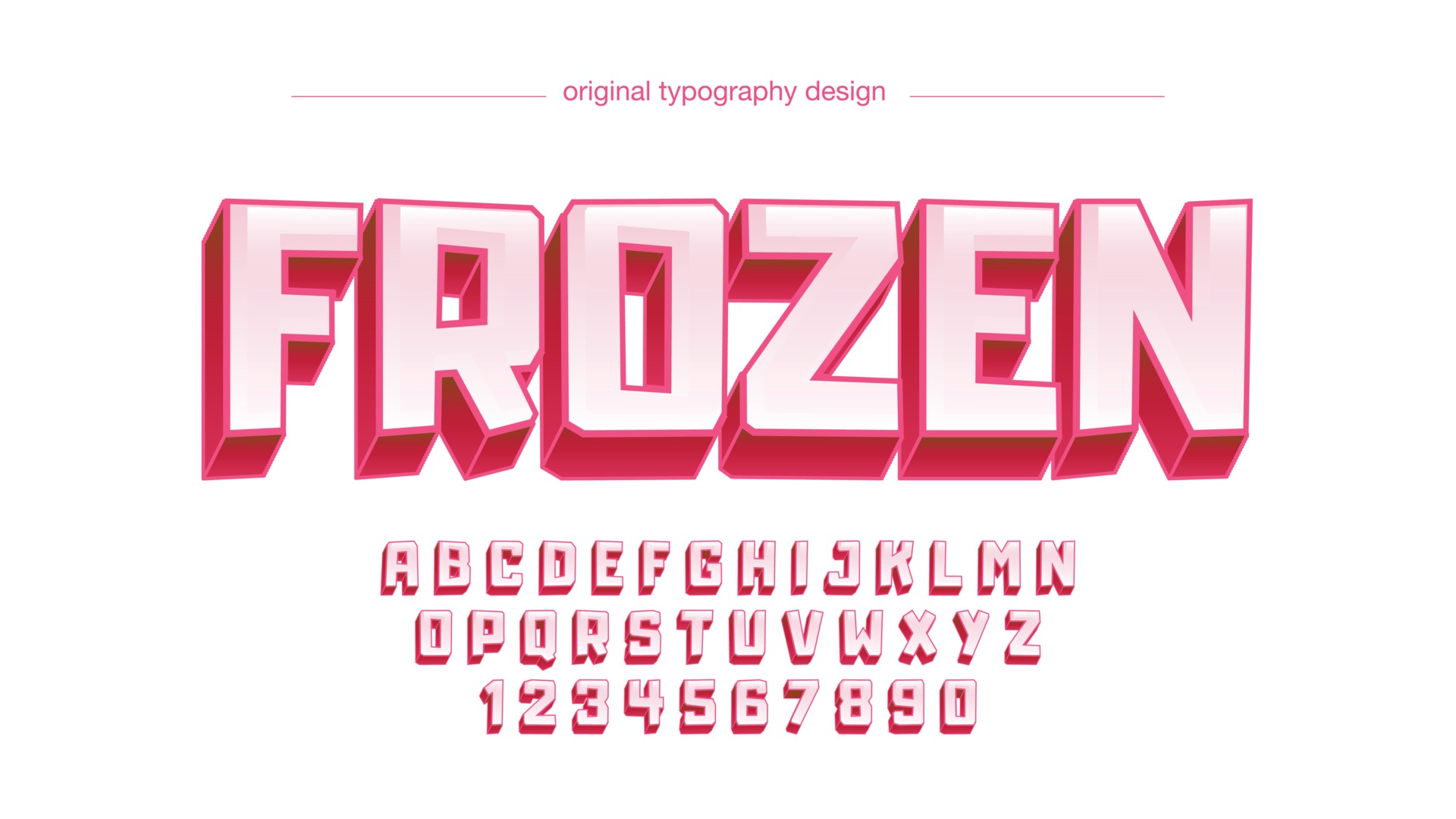 3d Fonts Vector Art, Icons, and Graphics for Free Download