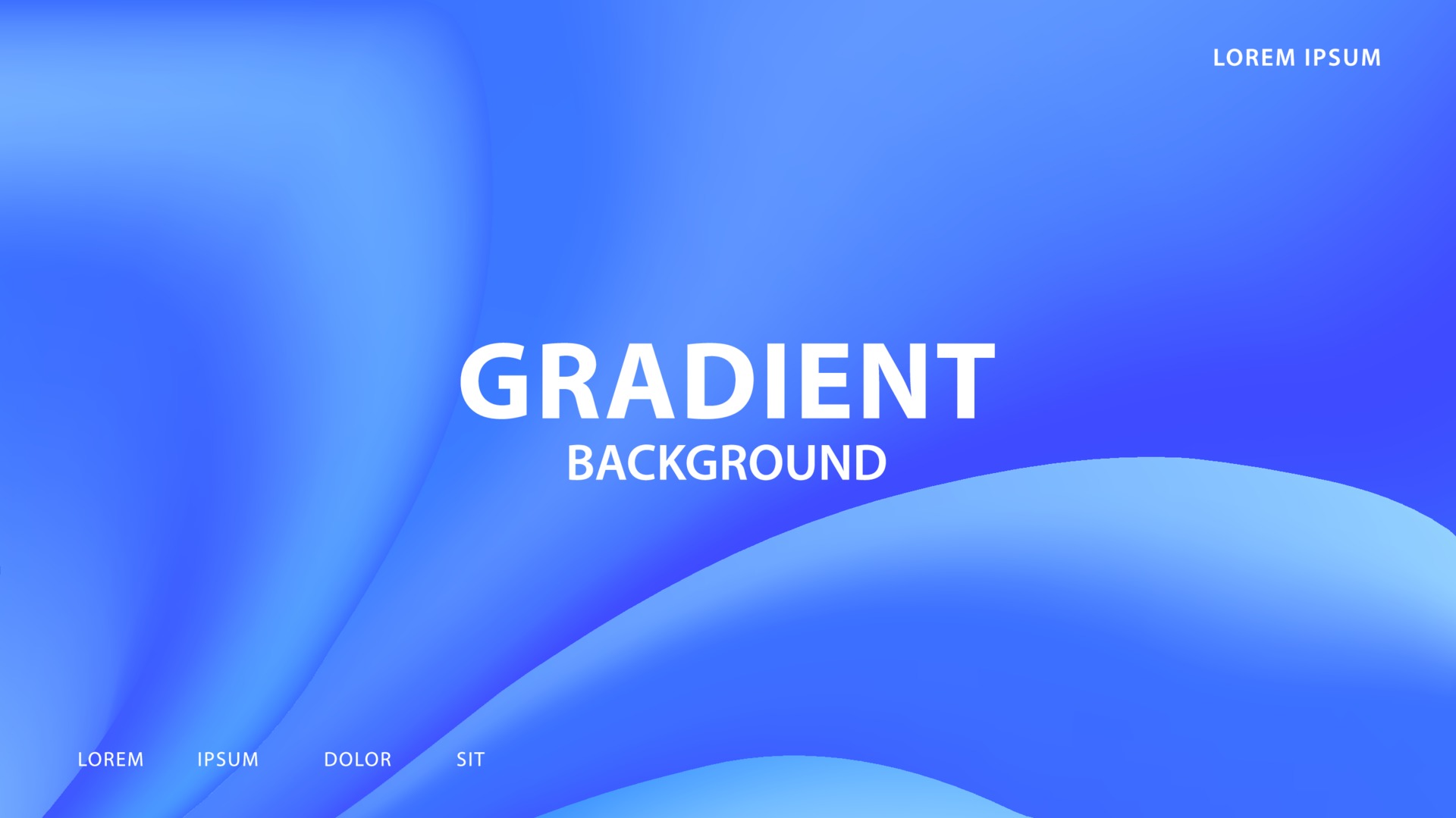 Abstract vibrant gradient background in blue tones. 3111570 Vector Art ...