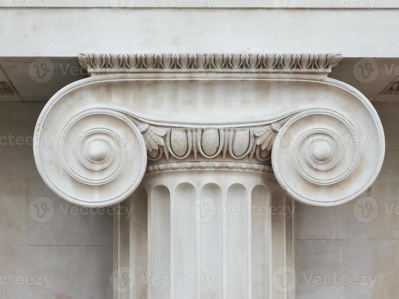 Ionic column capital 3121374 Stock Photo at Vecteezy