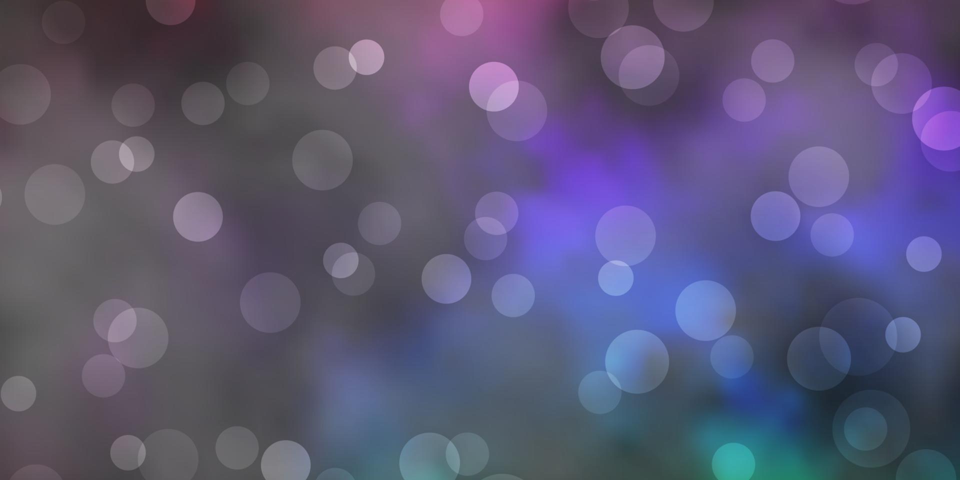 Dark Multicolor Vector Texture With Disks 3123463 Vector Art At Vecteezy