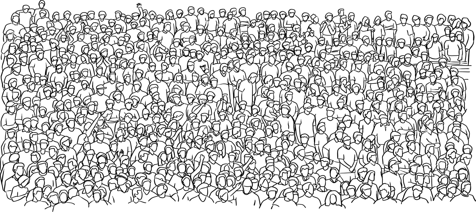 outline crowd of people on stadium vector illustration 3127054 Vector ... outline crowd of people on stadium vector illustration 3127054 Vector ...