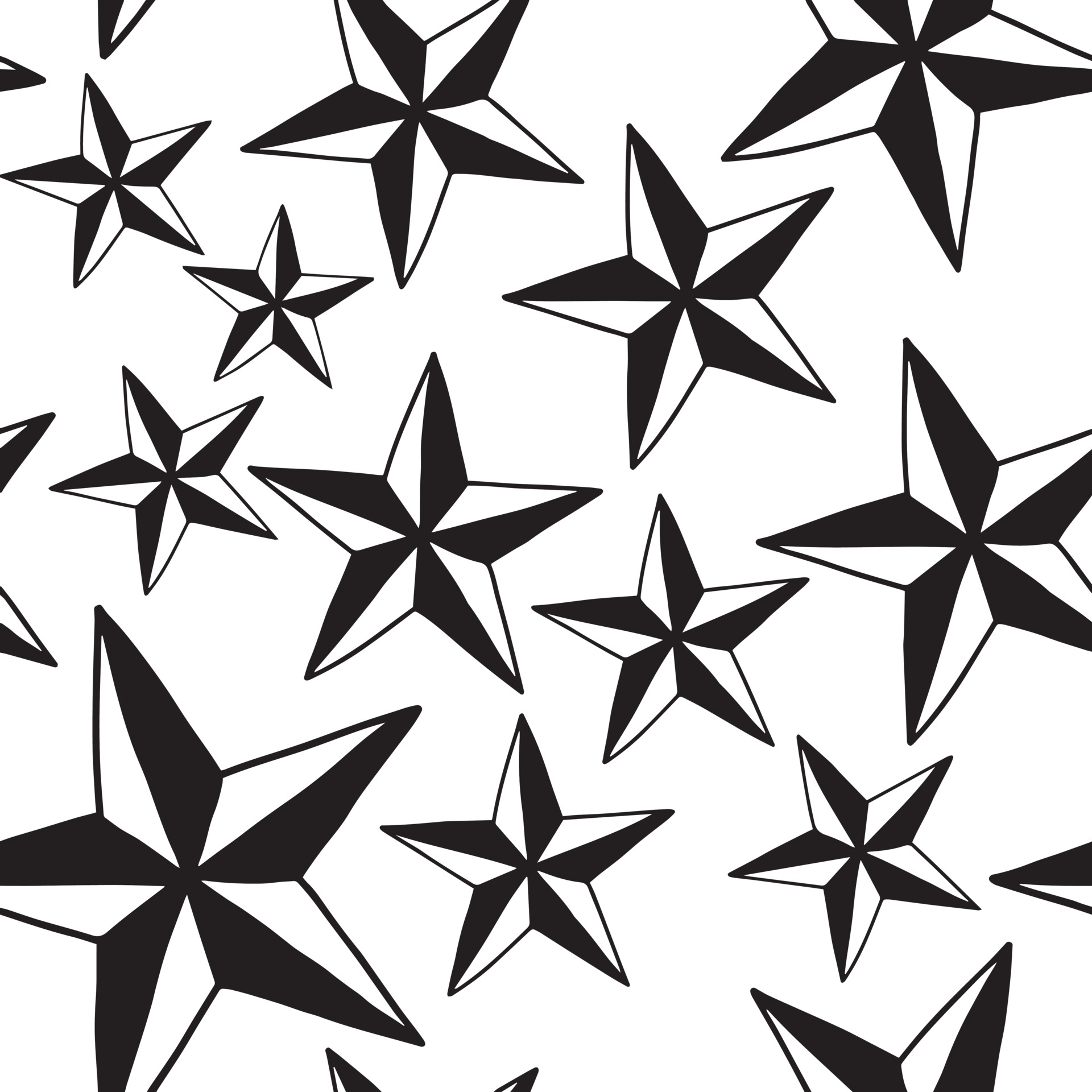star seamless pattern design - vector illustration 3127326 Vector Art ...