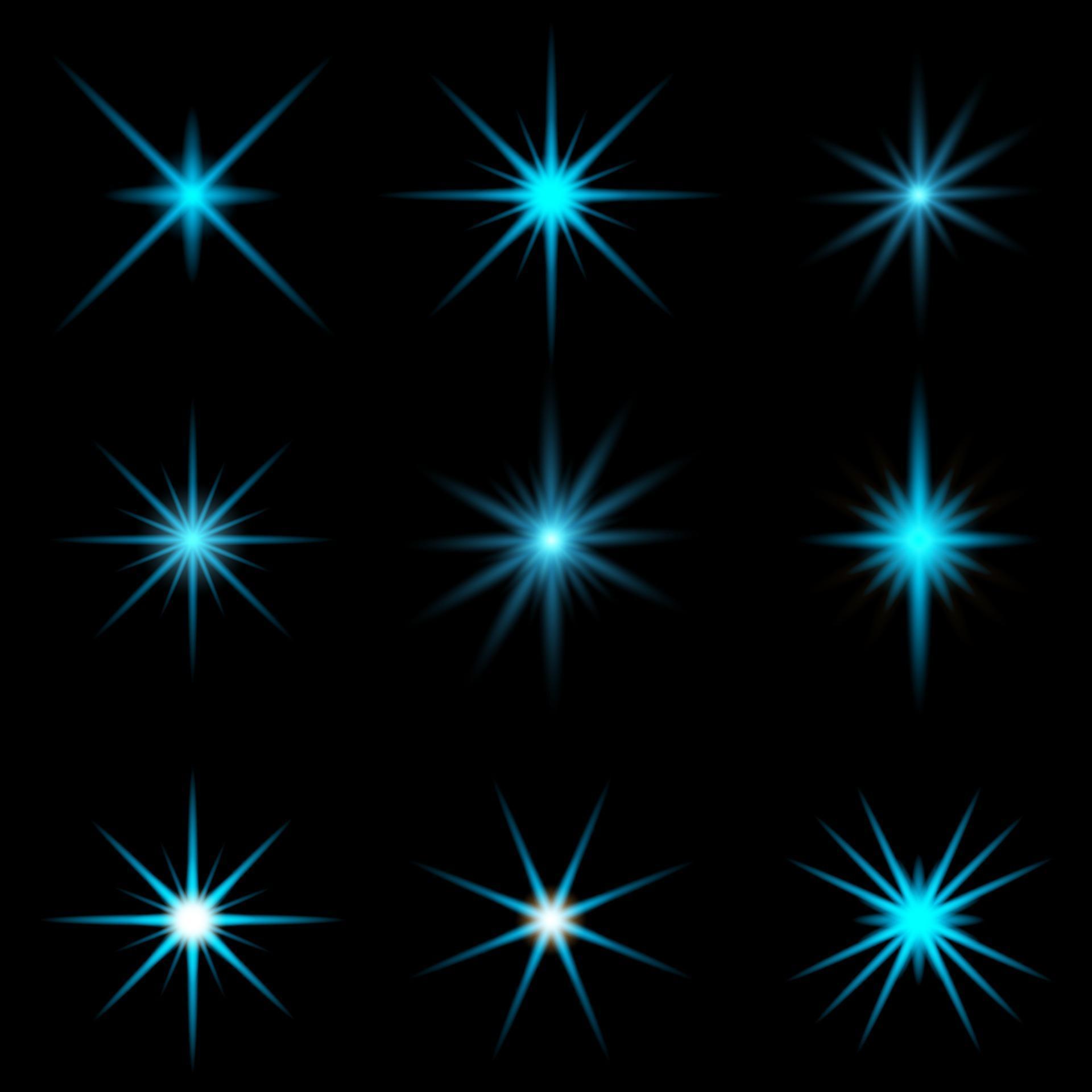 Blue starburst collection 3129609 Vector Art at Vecteezy
