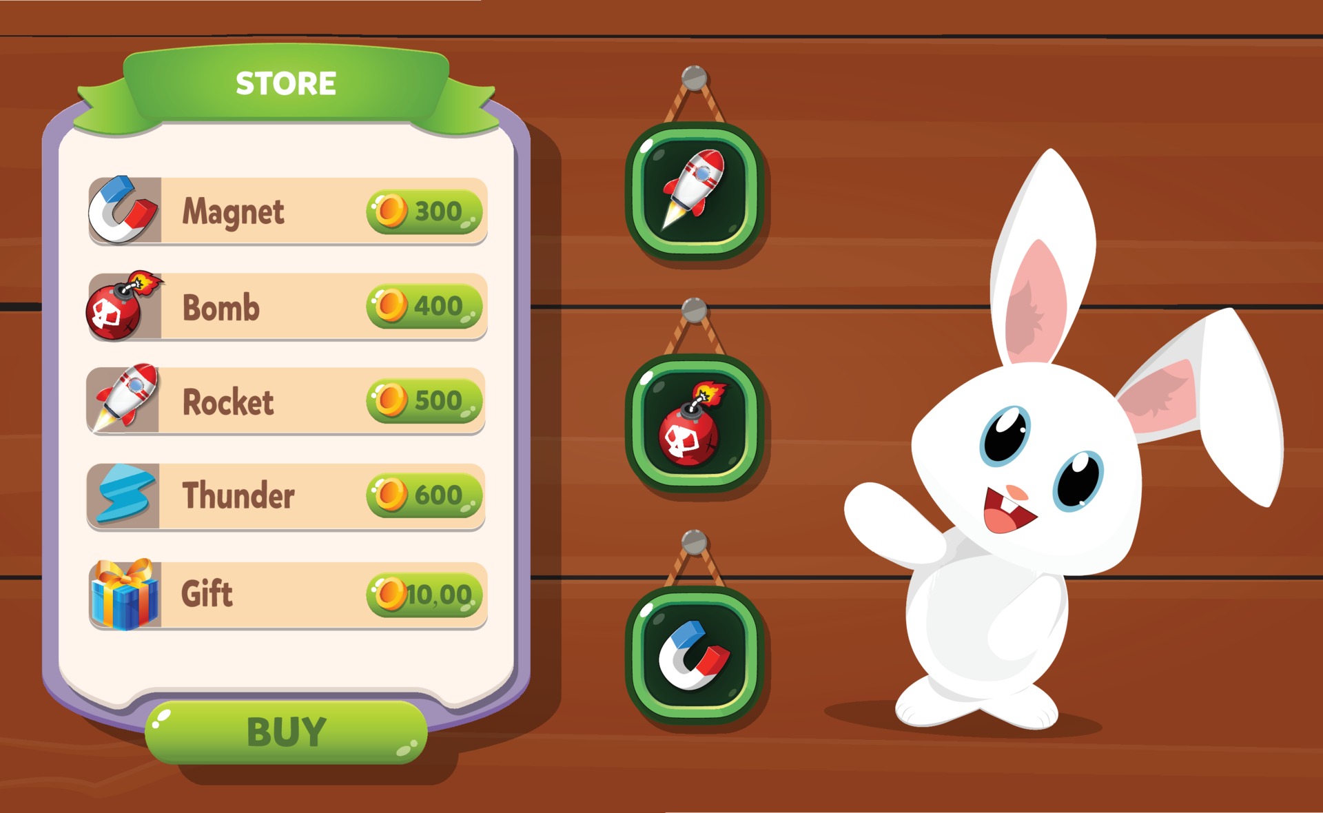 Casual Game UI menu pop up buttons 3132289 Vector Art at Vecteezy