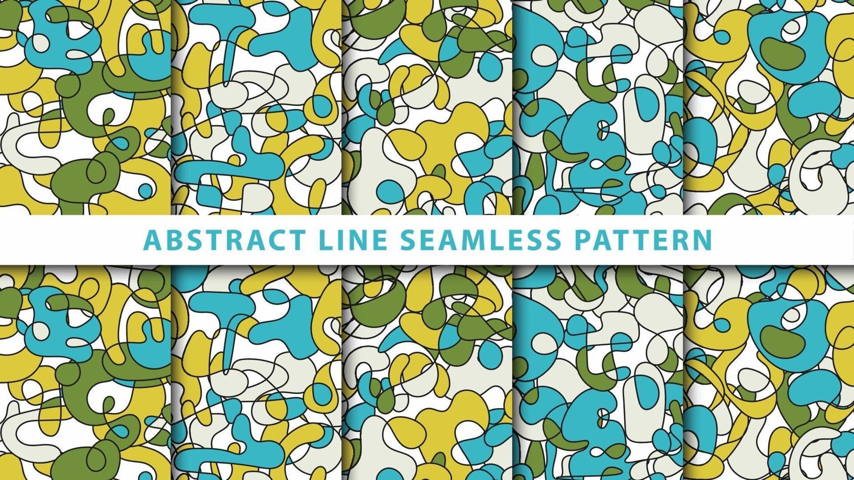 Collection abstract line seamless pattern 3134615 Vector Art at Vecteezy