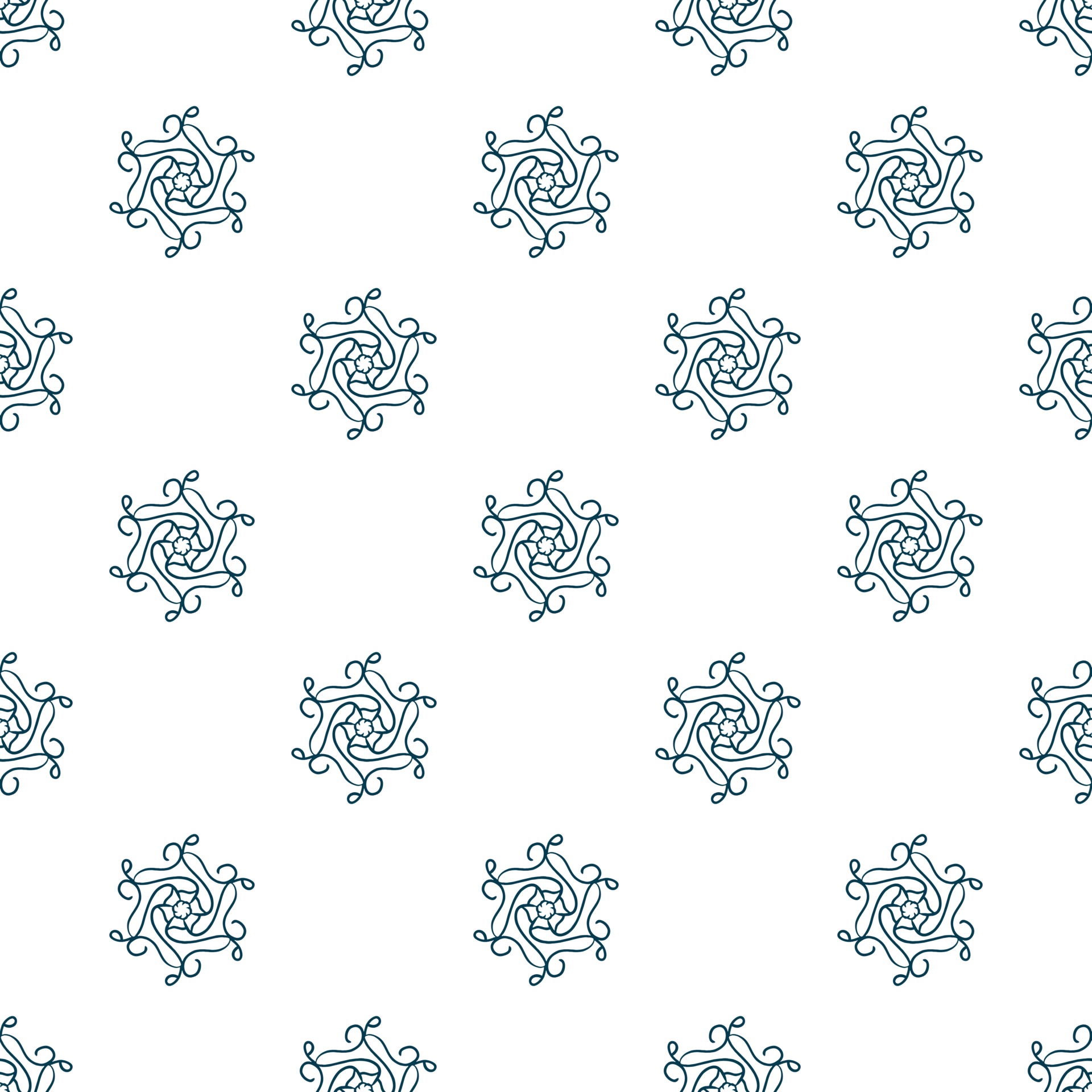 seamless repeat pattern design, Hand-Drawn repeat pattern. 3143064 ...