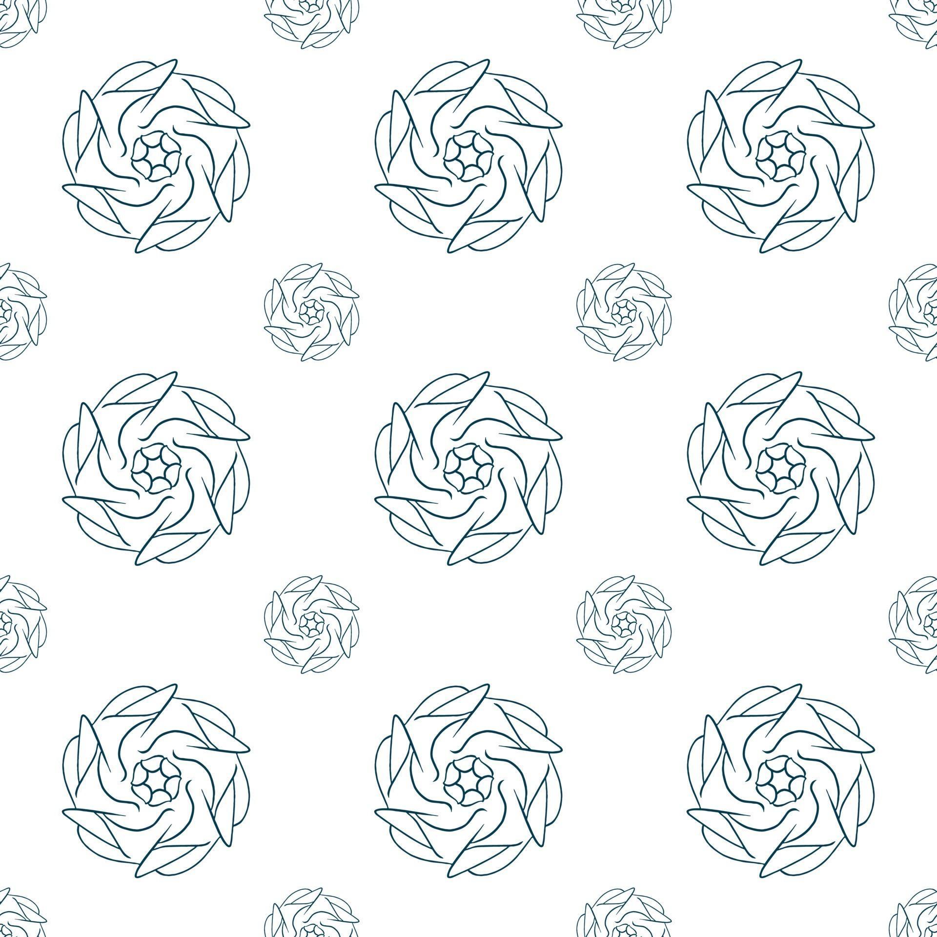 seamless repeat pattern design, Hand-Drawn repeat pattern. 3143076 ...