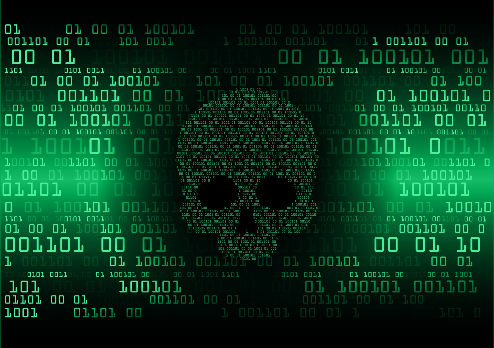 cyber hacker attack background, skull vector 3144020 Vector Art at Vecteezy