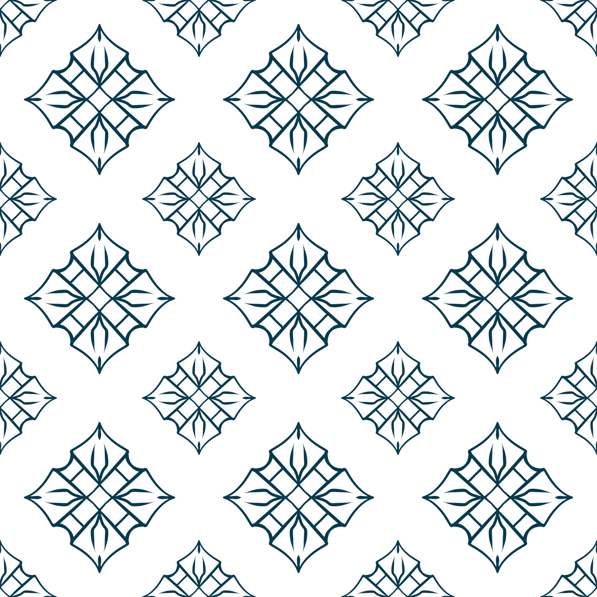 Hand drawn repeat pattern, seamless repeat pattern. 3147628 Vector Art ...