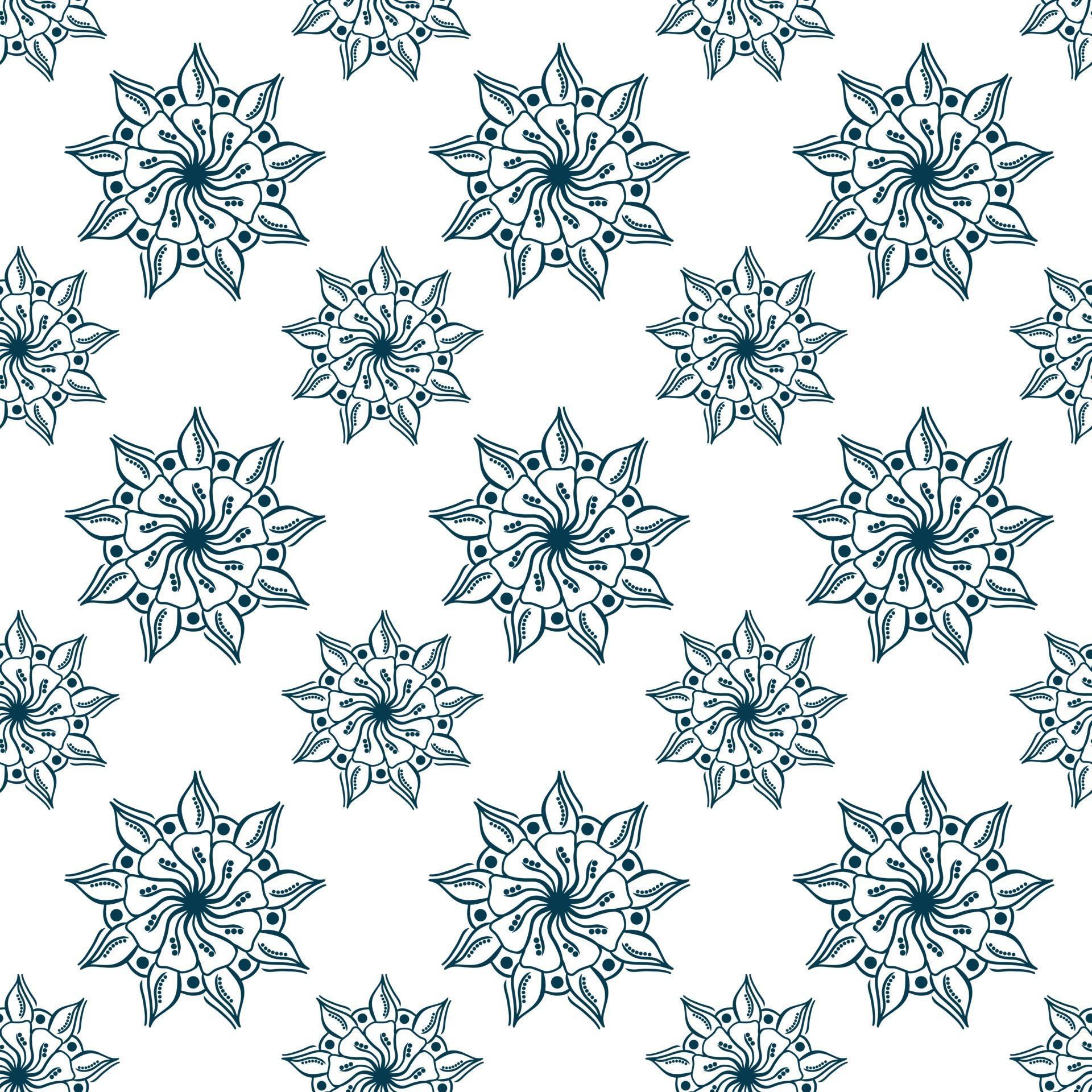Hand drawn repeat pattern, seamless repeat pattern. 3147668 Vector Art ...