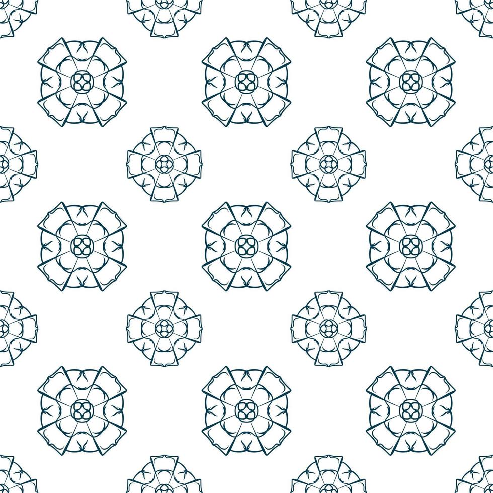 Hand drawn repeat pattern, seamless repeat pattern. 3147674 Vector Art ...