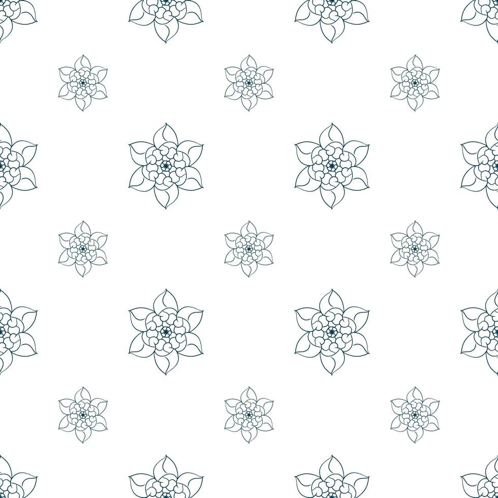 Hand drawn repeat pattern, seamless repeat pattern. 3147744 Vector Art ...