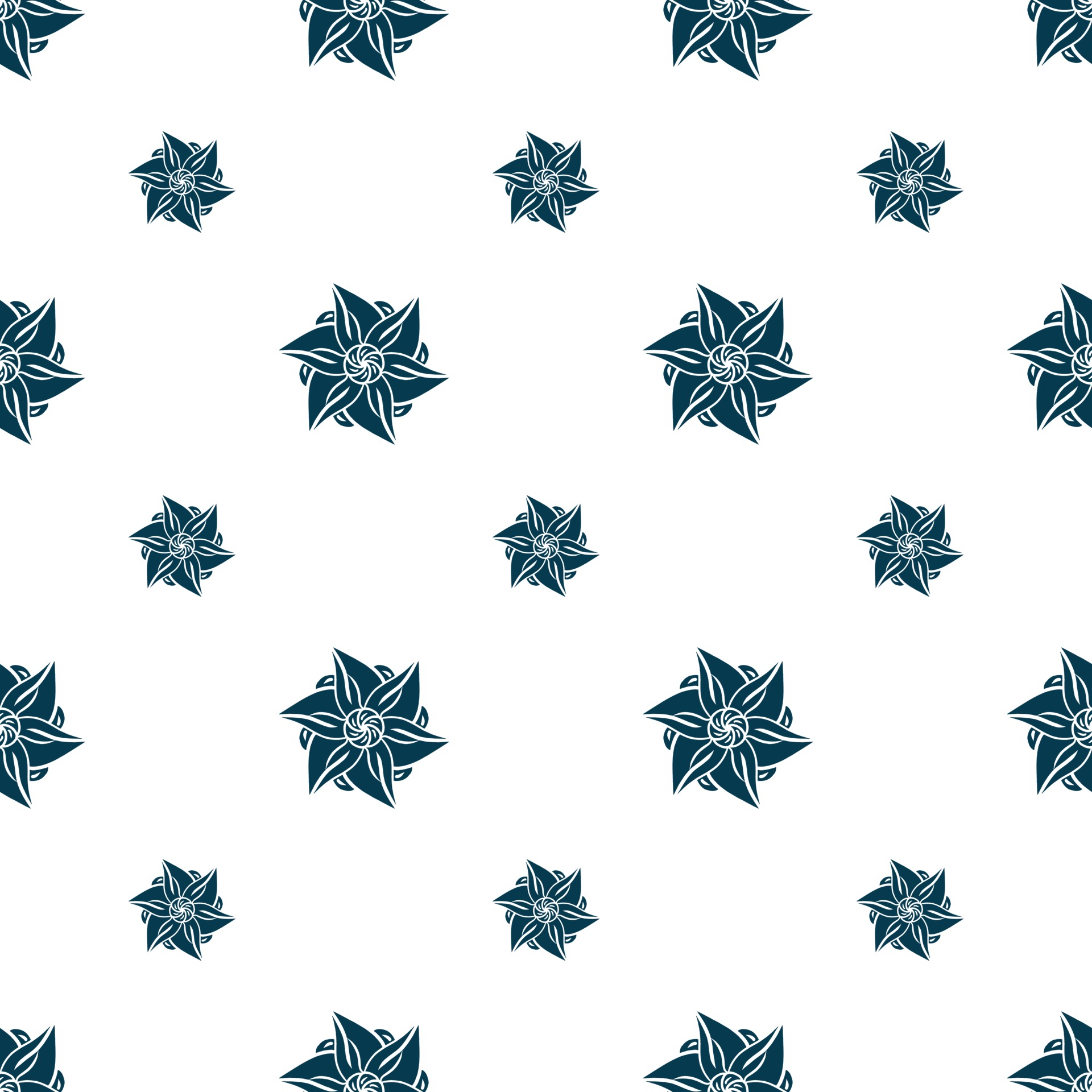 Hand drawn repeat pattern, seamless repeat pattern. 3147754 Vector Art ...