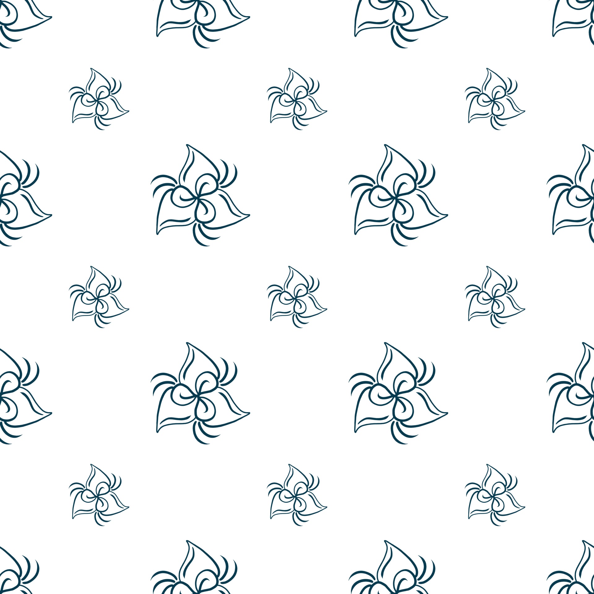 Hand drawn repeat pattern, seamless repeat pattern. 3147781 Vector Art ...