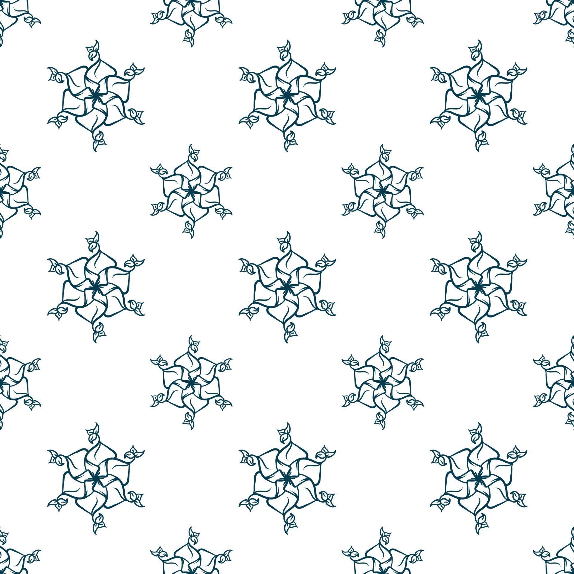 Hand drawn repeat pattern, seamless repeat pattern. 3147792 Vector Art ...