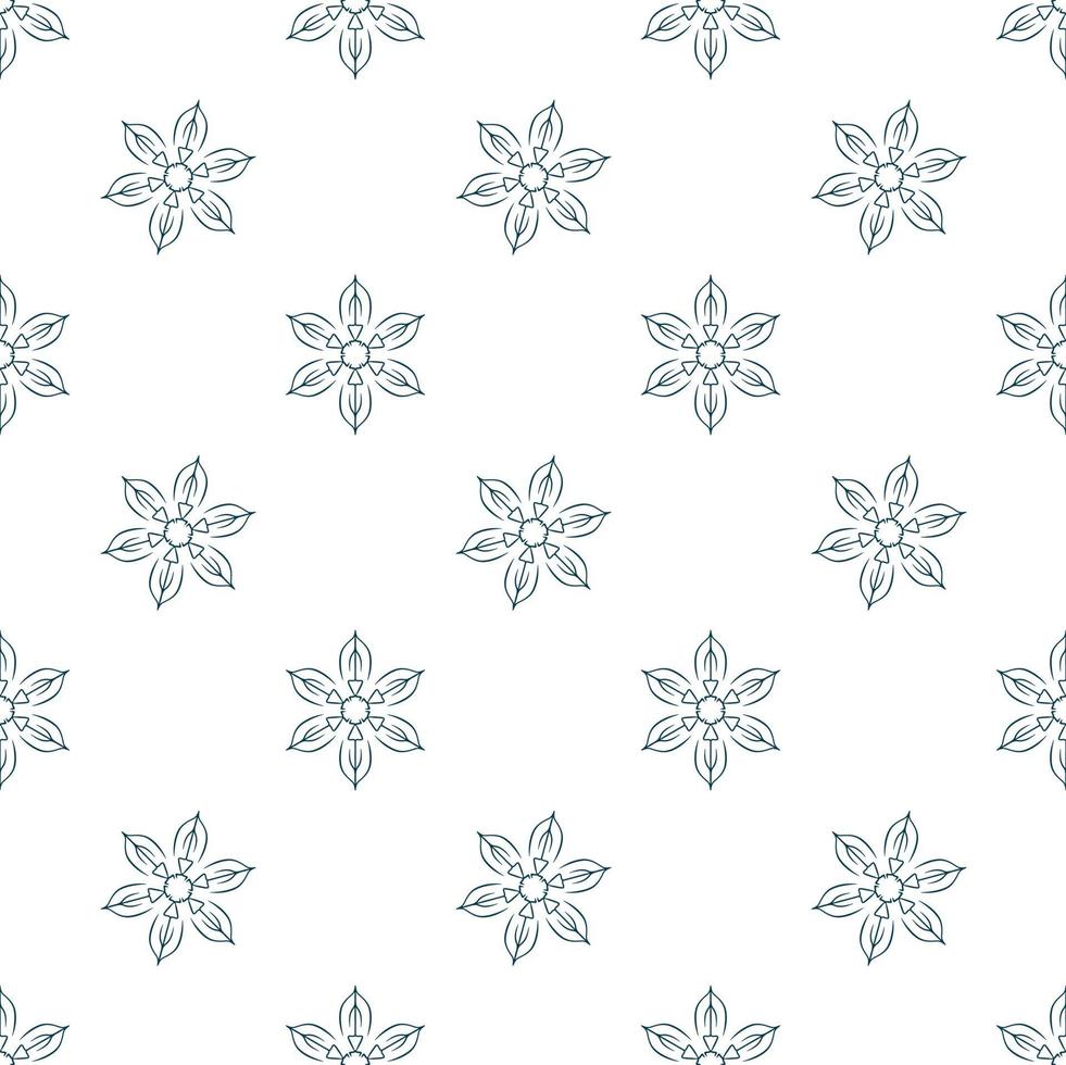 Hand drawn repeat pattern, seamless repeat pattern. 3147803 Vector Art ...