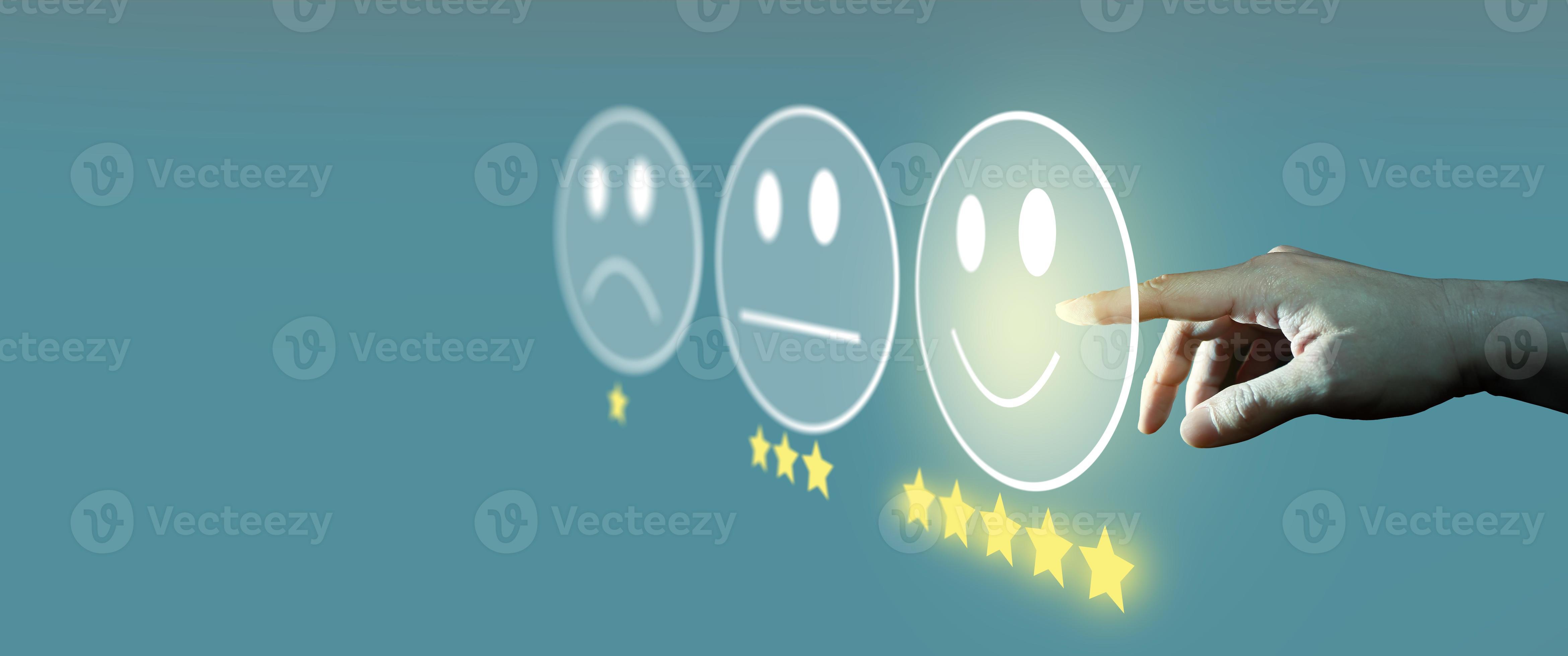 Customer satisfaction survey and Customer service evaluation concept ...