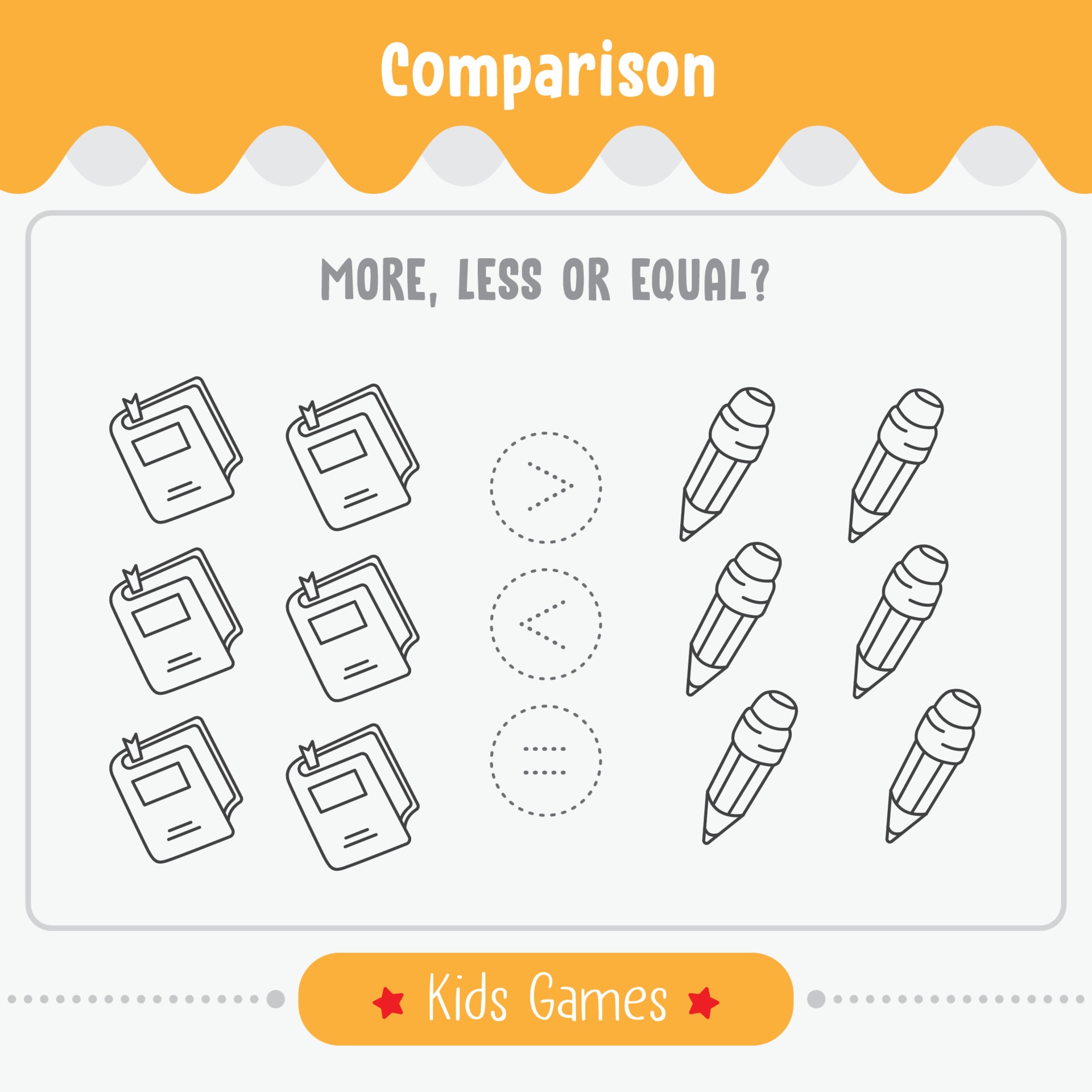 Comparación de juegos de matemáticas de números para niños más menores ...